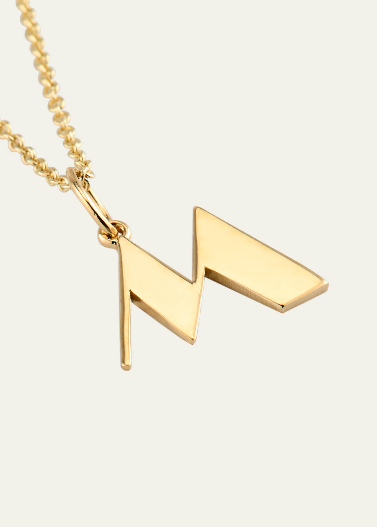 Sydney Evan 14K Pure Block Initial Necklace - Bergdorf Goodman