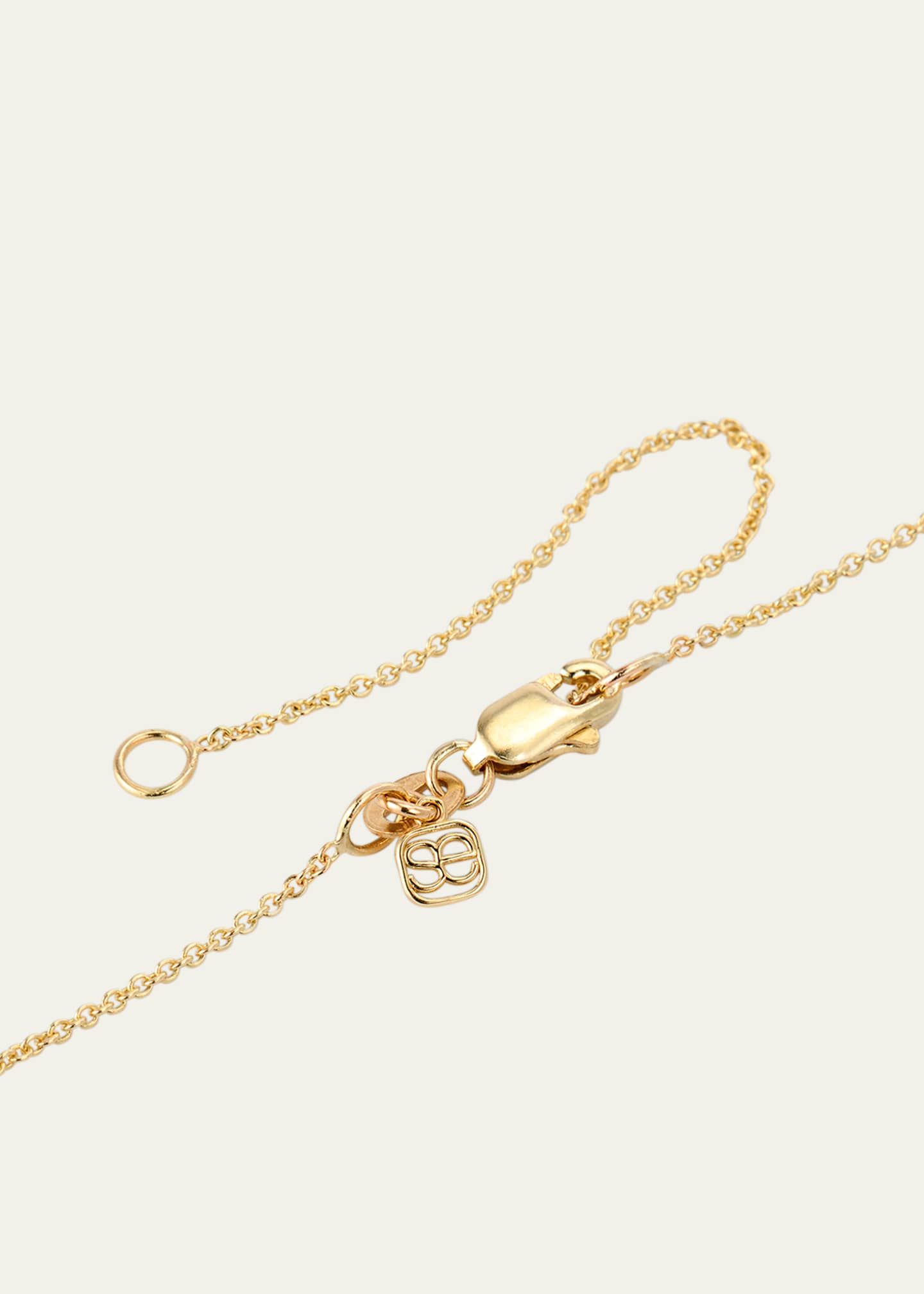 Sydney Evan 14K Pure Block Initial Necklace - Bergdorf Goodman