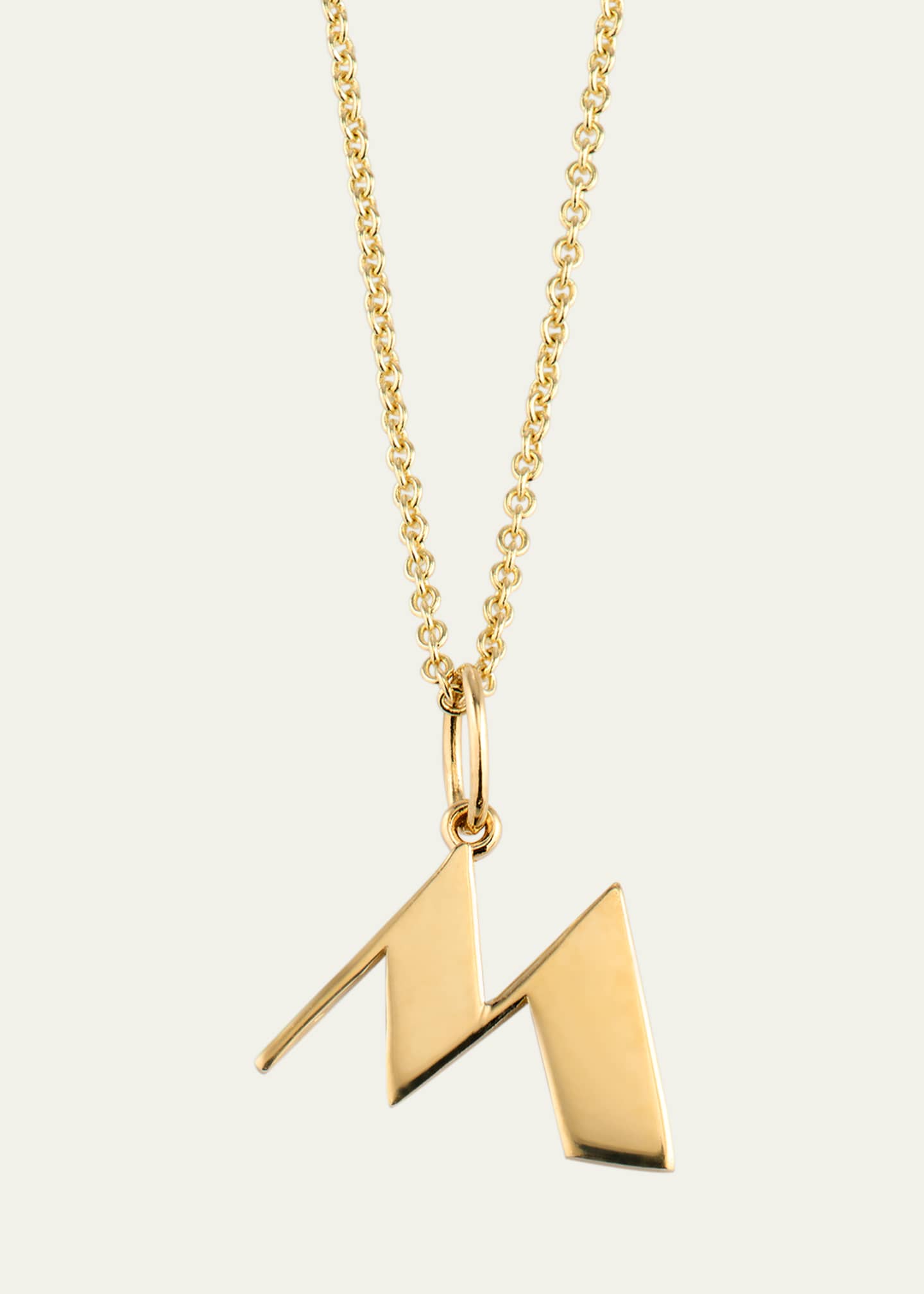 Sydney Evan 14K Pure Block Initial Necklace - Bergdorf Goodman