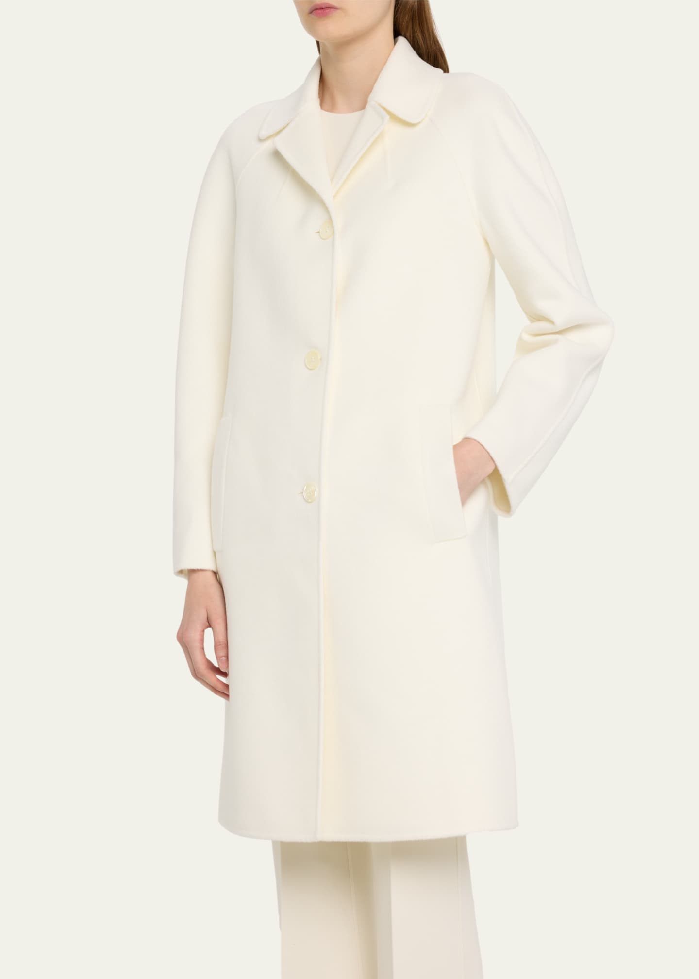 Michael Kors Collection Balmacaan Wool Coat - Bergdorf Goodman