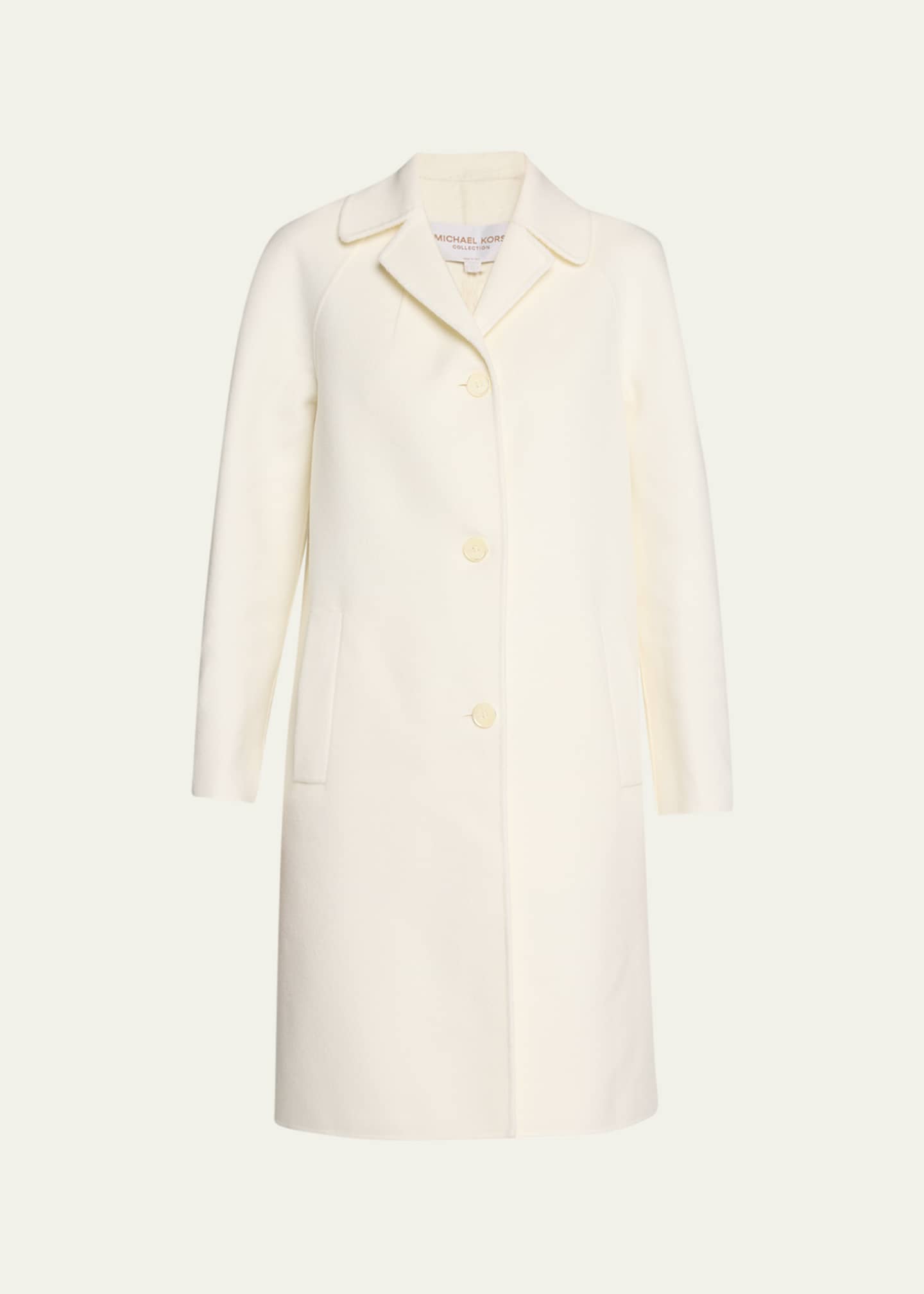 Michael Kors Collection Balmacaan Wool Coat - Bergdorf Goodman