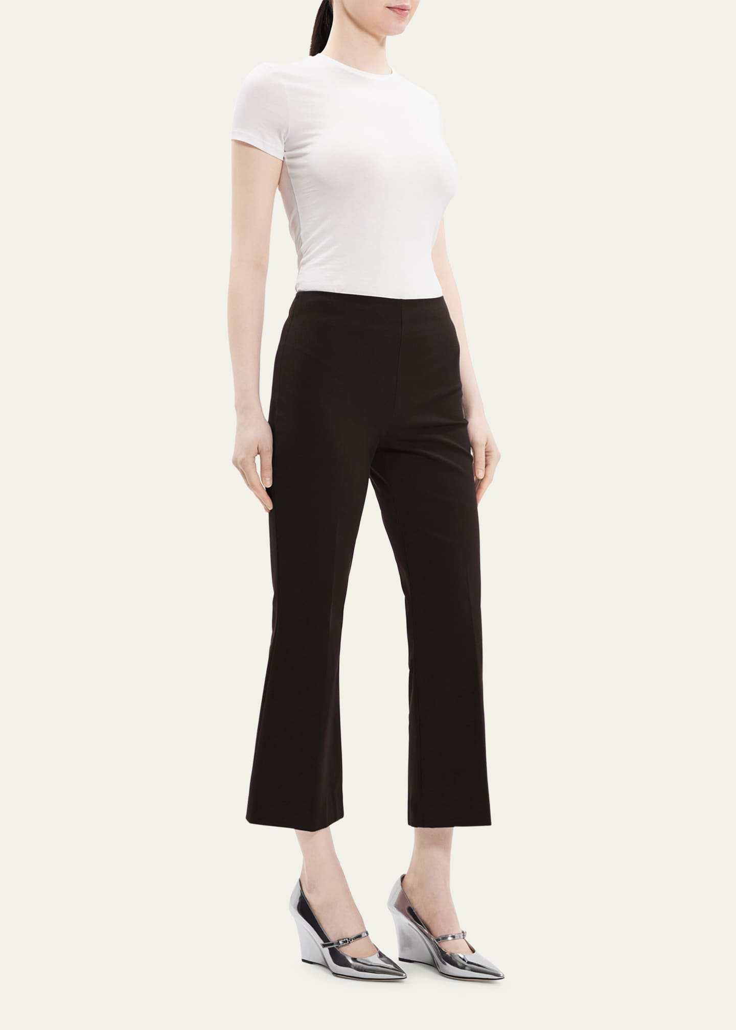 Theory Clean Kick Pants - Bergdorf Goodman