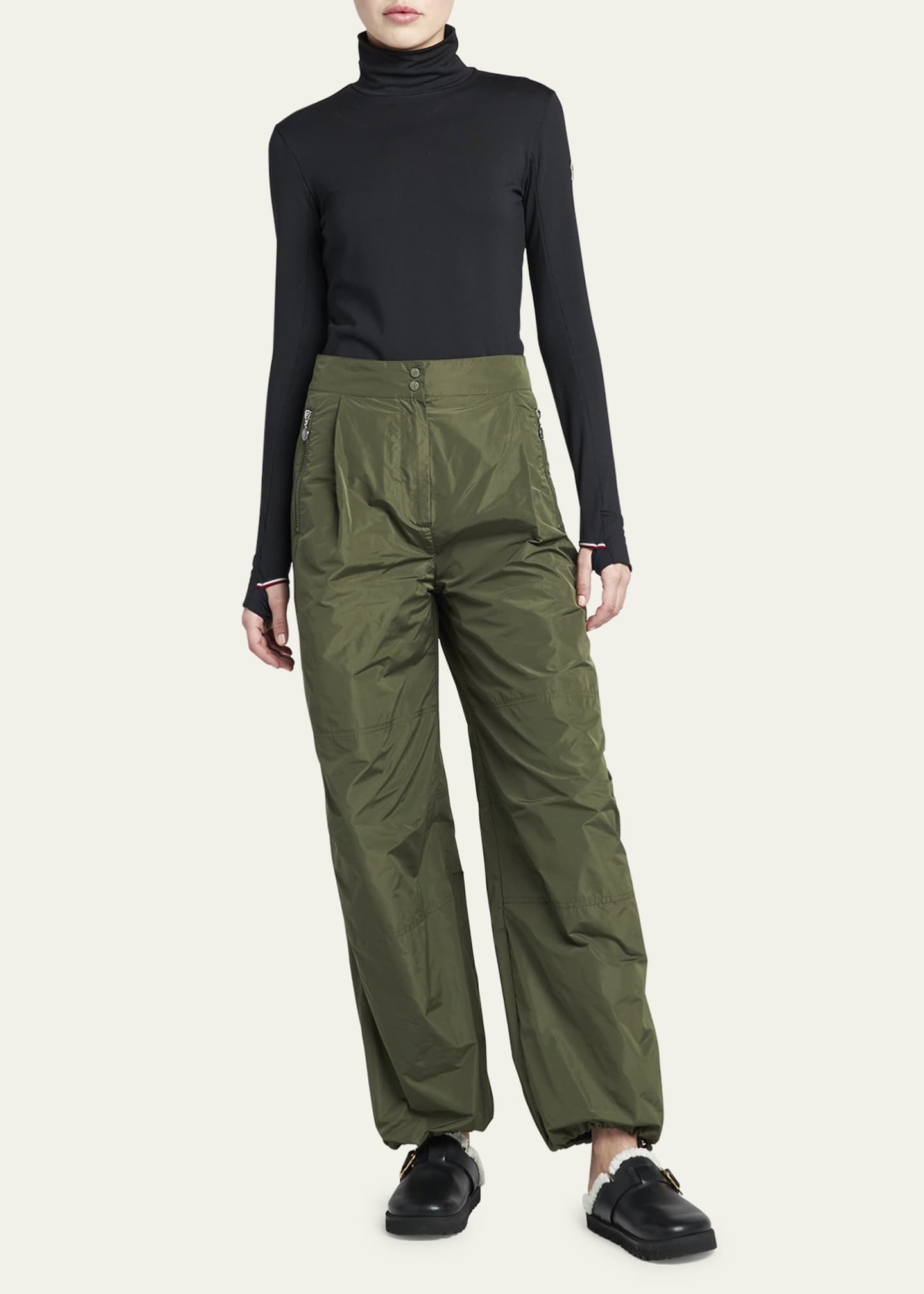 Moncler Straight-Leg Trousers - Bergdorf Goodman