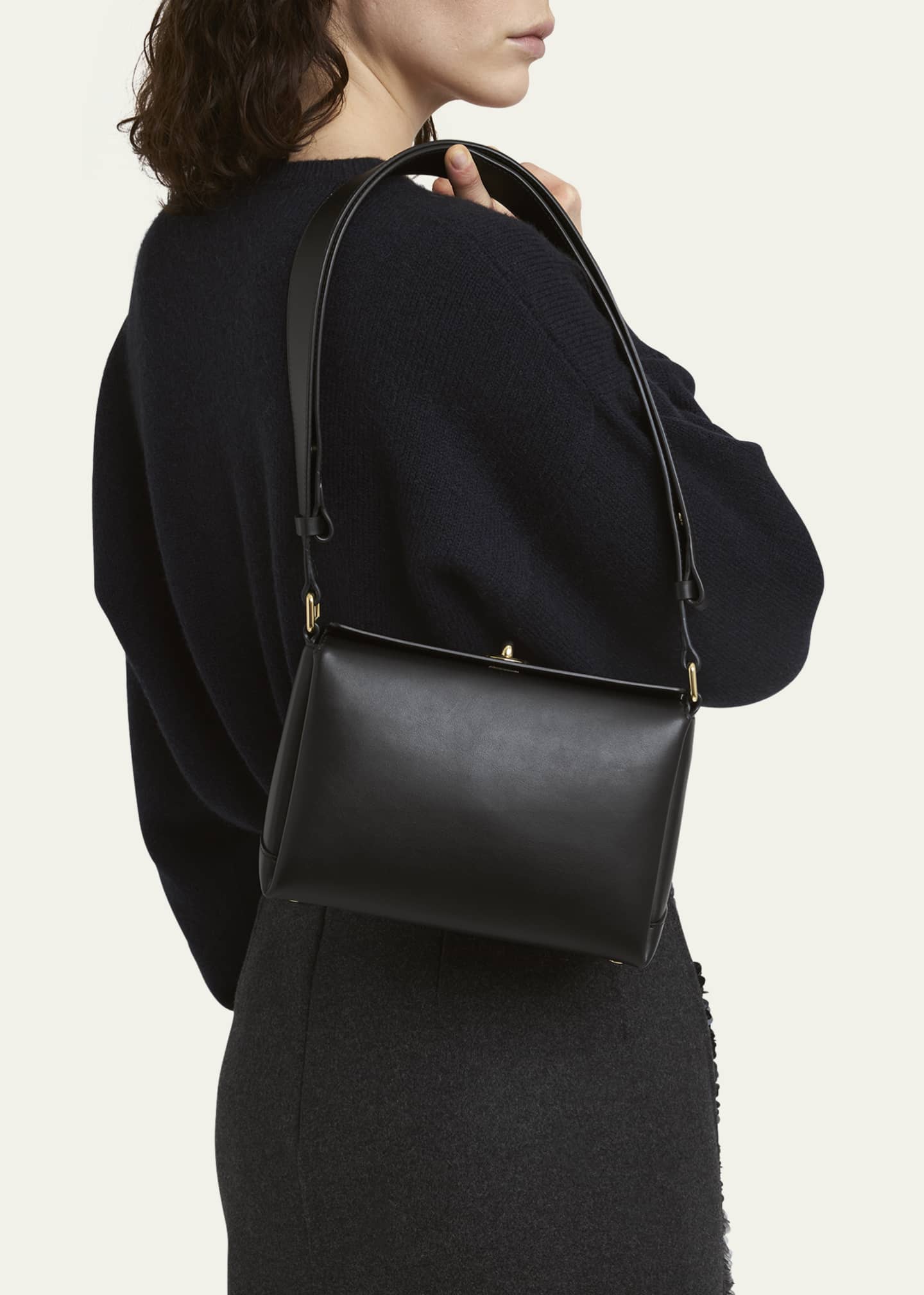 Plan C Small Leather Shoulder Bag - Bergdorf Goodman