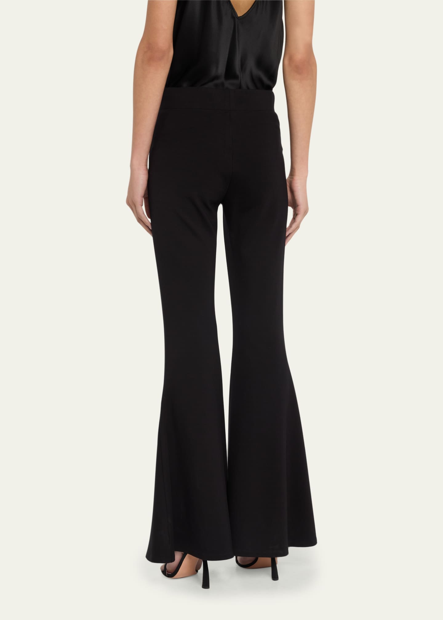 L'Agence Kiki High Rise Flared Pull-On Pants - Bergdorf Goodman
