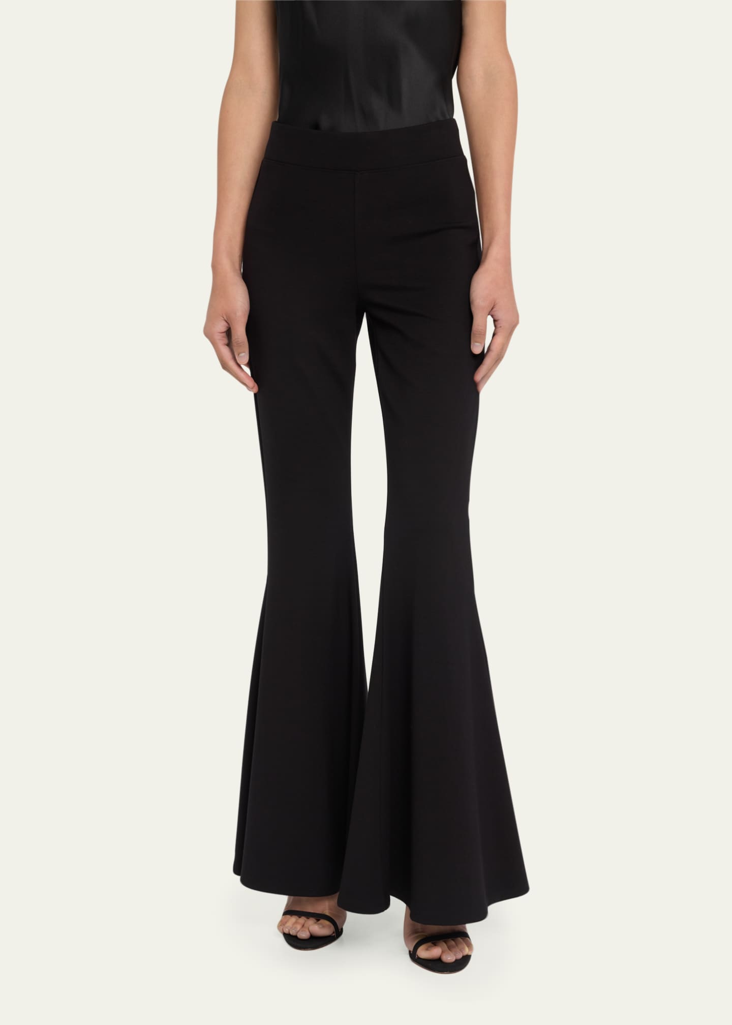 L'Agence Kiki High Rise Flared Pull-On Pants - Bergdorf Goodman