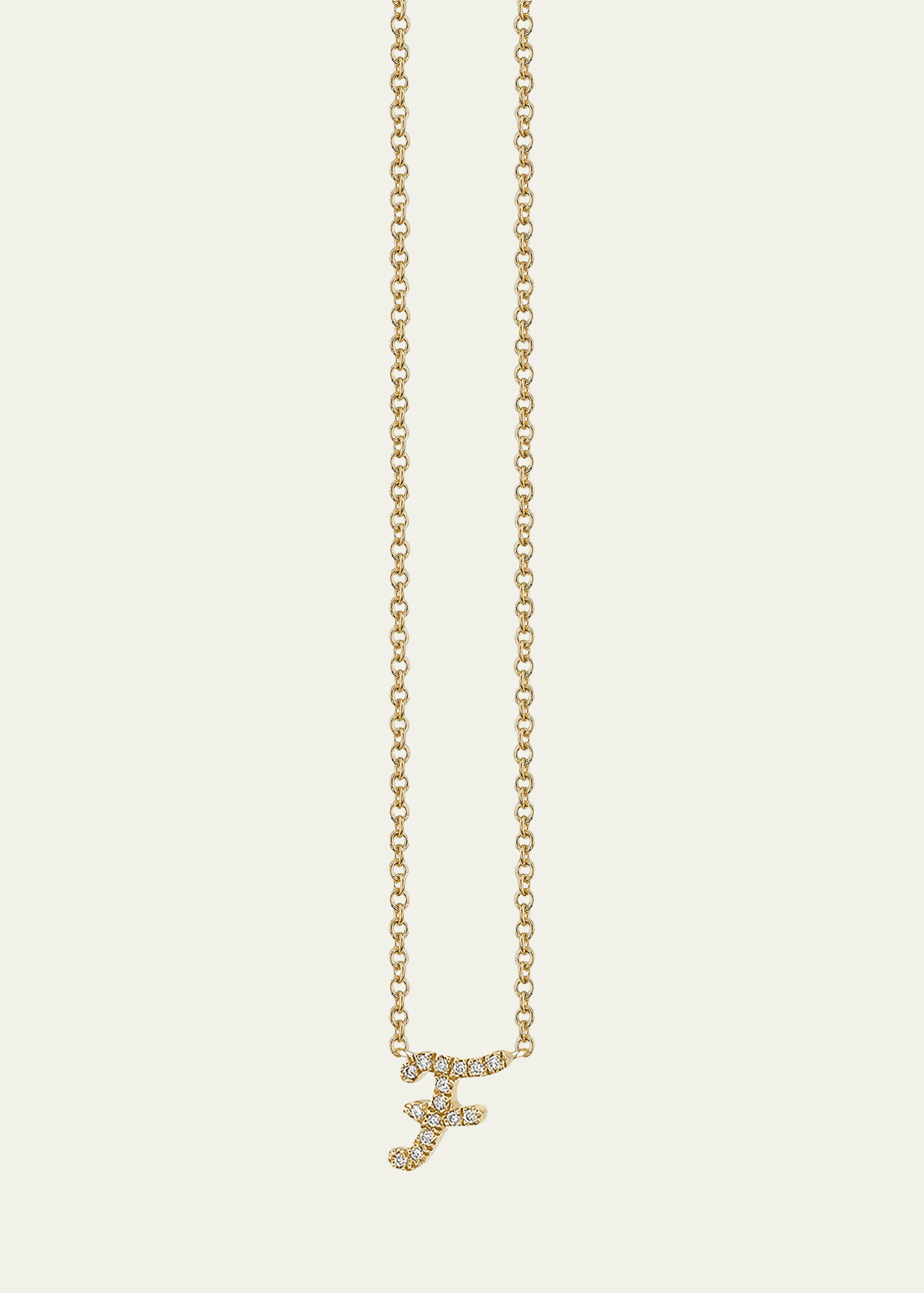 Sydney Evan 14k Diamond Pave Initial Necklace - Bergdorf Goodman