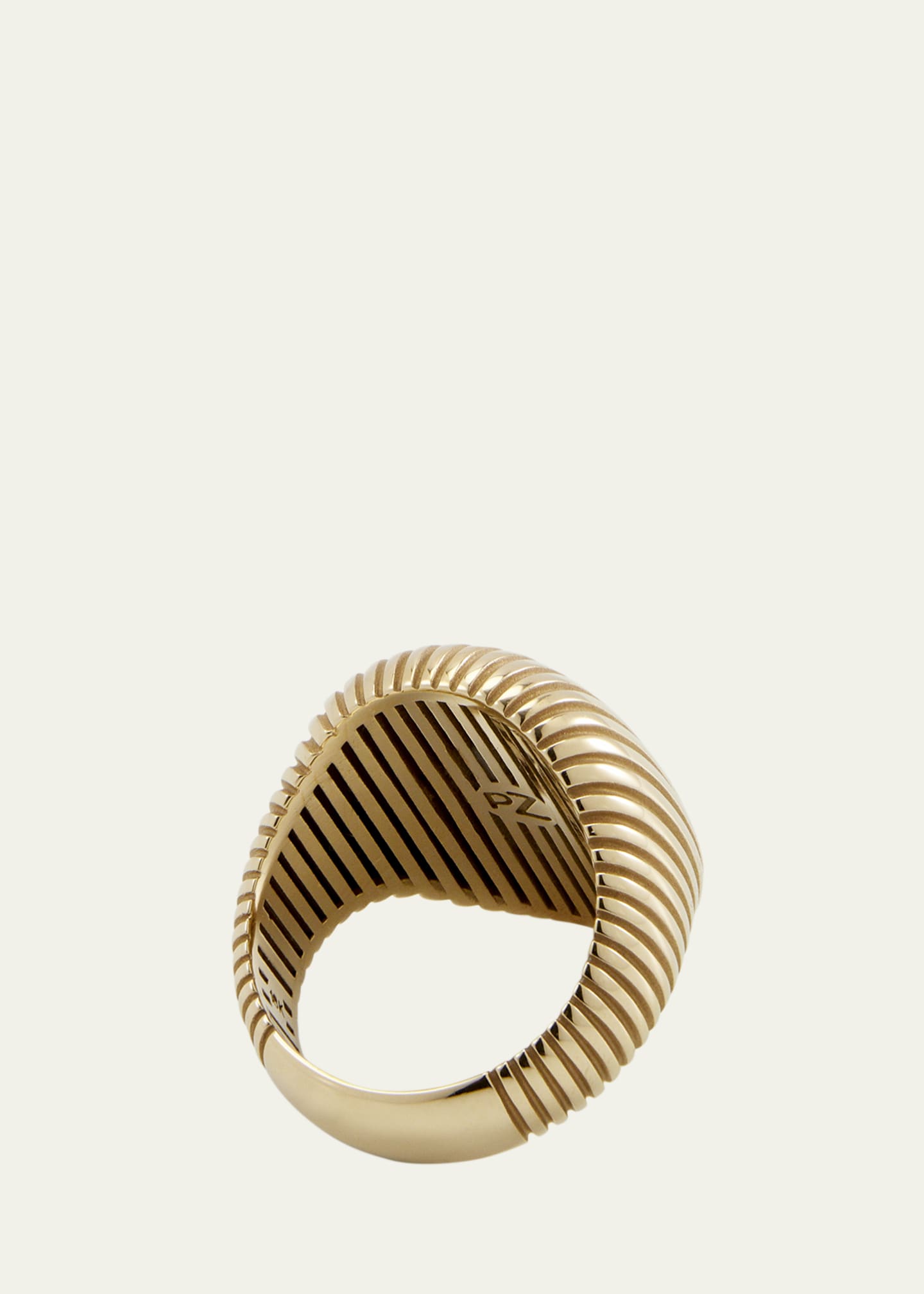Pamela Zamore 18k Yellow Gold Isla Shield Ring - Bergdorf Goodman