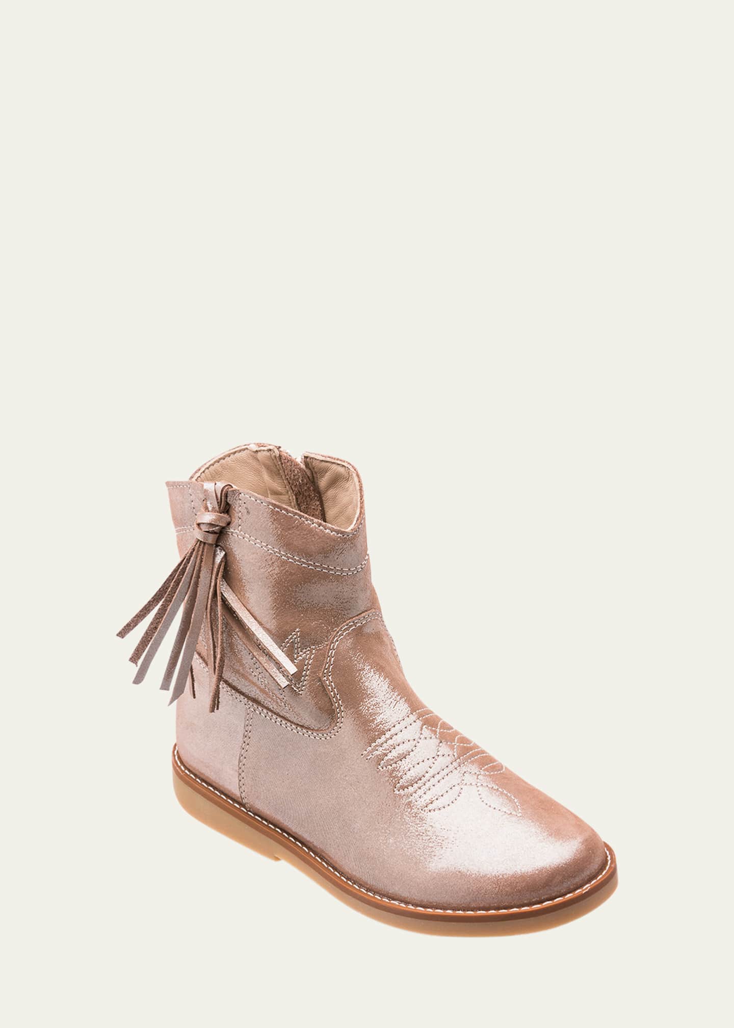 Elephantito Girl's Hannah Suede Western Boots, Toddler/Kids - Bergdorf ...