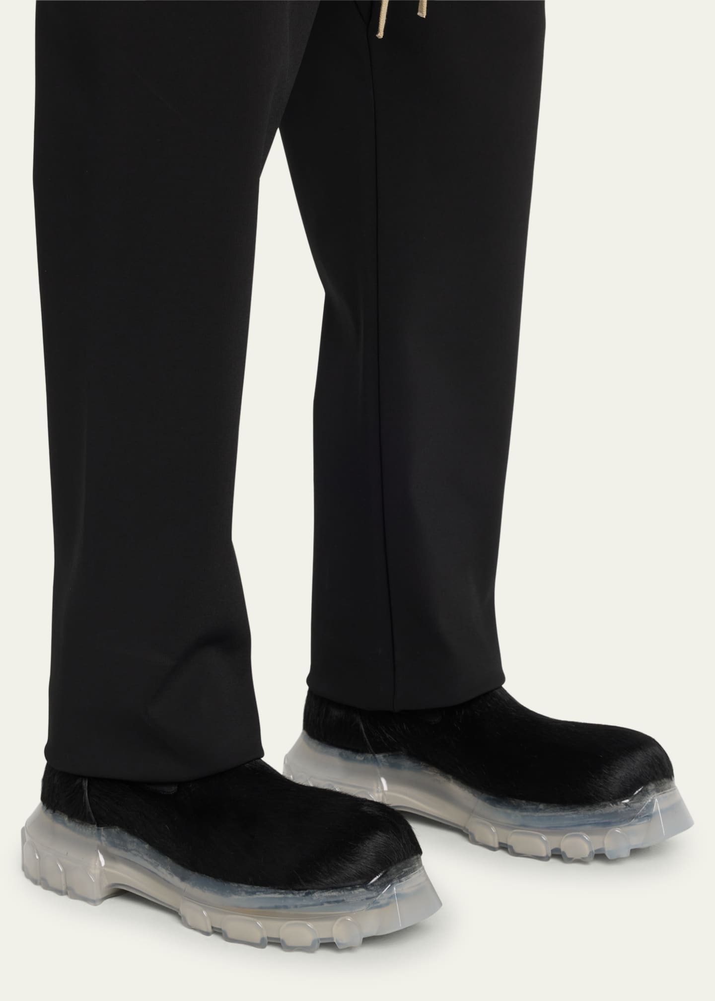 Rick Owens Men's Beatle Bozo Tractor Calf Hair Chelsea Boots - Bergdorf ...