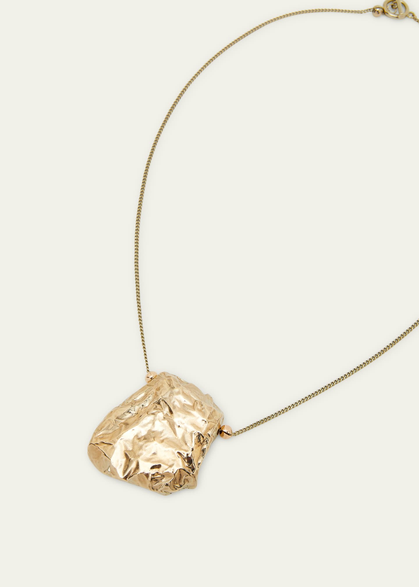 Dries Van Noten Brass Pendant Necklace - Bergdorf Goodman