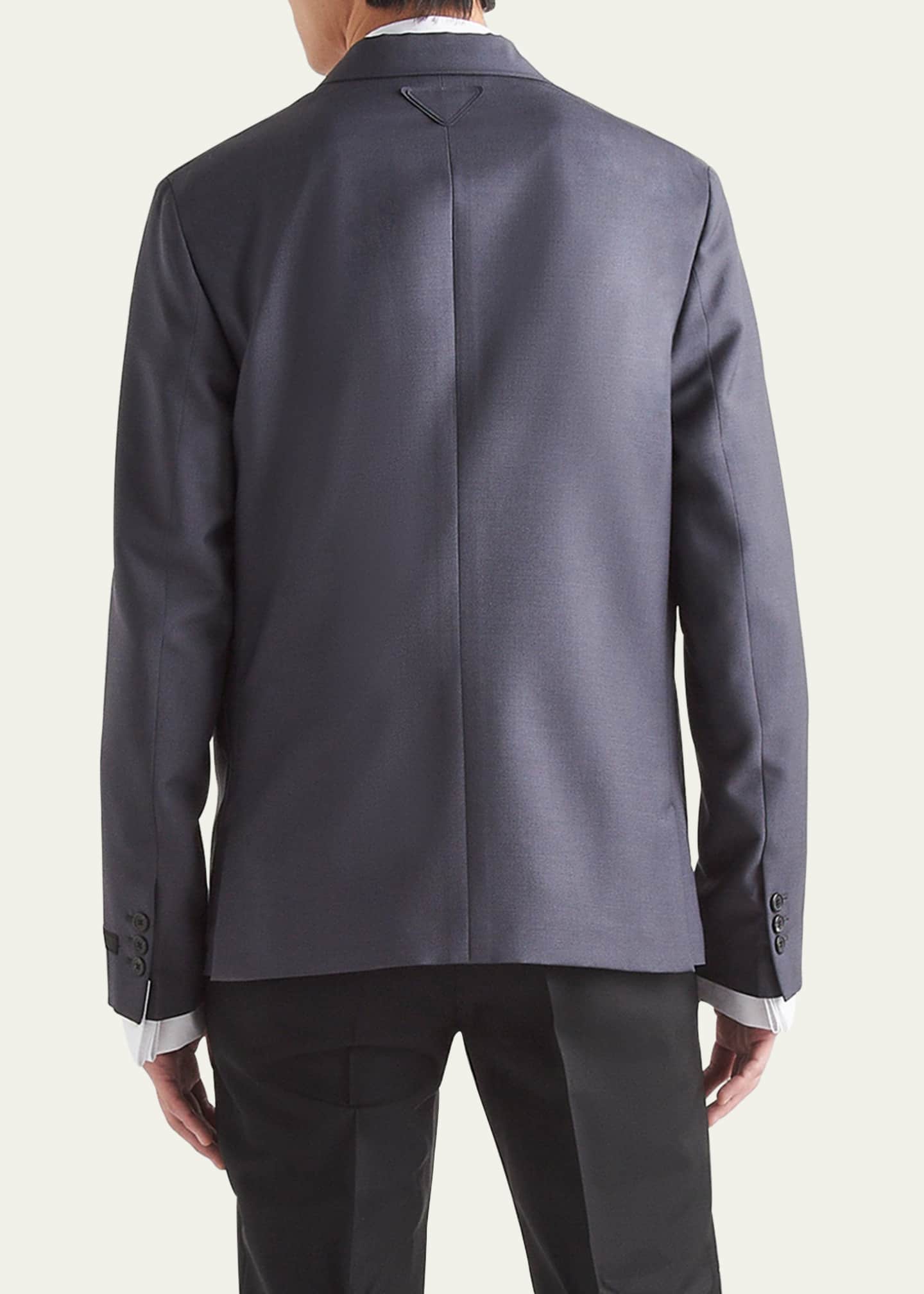 Prada Men's Mohair 3-Button Blazer - Bergdorf Goodman