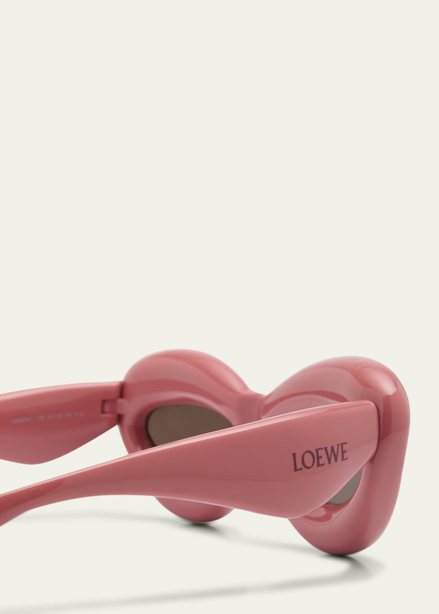 Loewe Inflated Pink Acetate Cat-Eye Sunglasses - Bergdorf Goodman