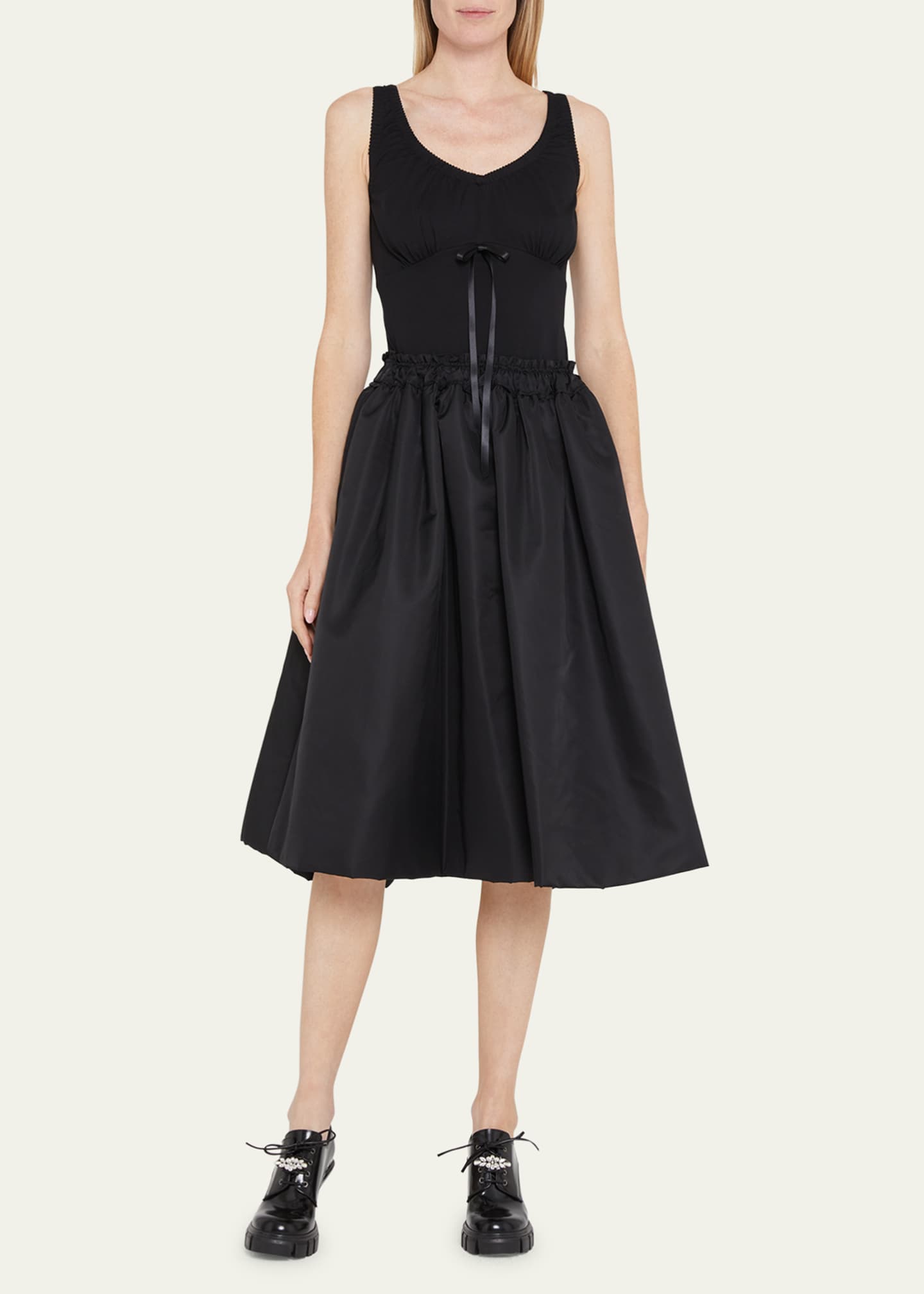 Simone Rocha Sleeveless Bodysuit with Bow Detail - Bergdorf Goodman