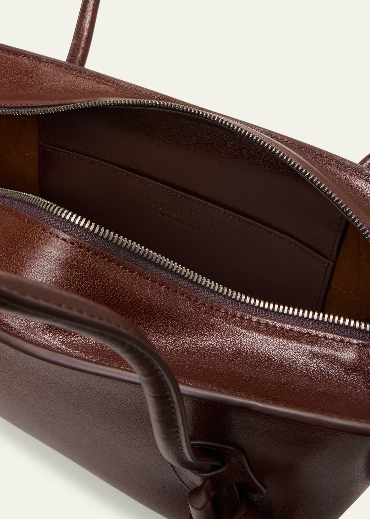 HEREU Fleca Knot Leather Shoulder Bag - Bergdorf Goodman