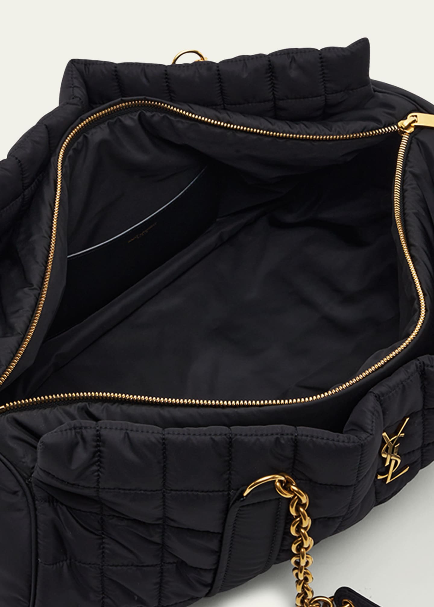 Saint Laurent Gloria Travel YSL Duffel Bag in Quilted Nylon - Bergdorf Goodman