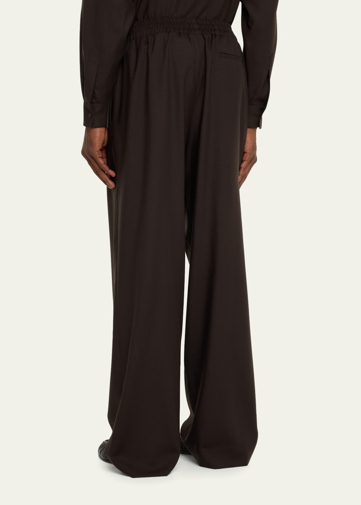 THE ROW Men's Davide Loose Cashmere Pull-On Pants - Bergdorf Goodman