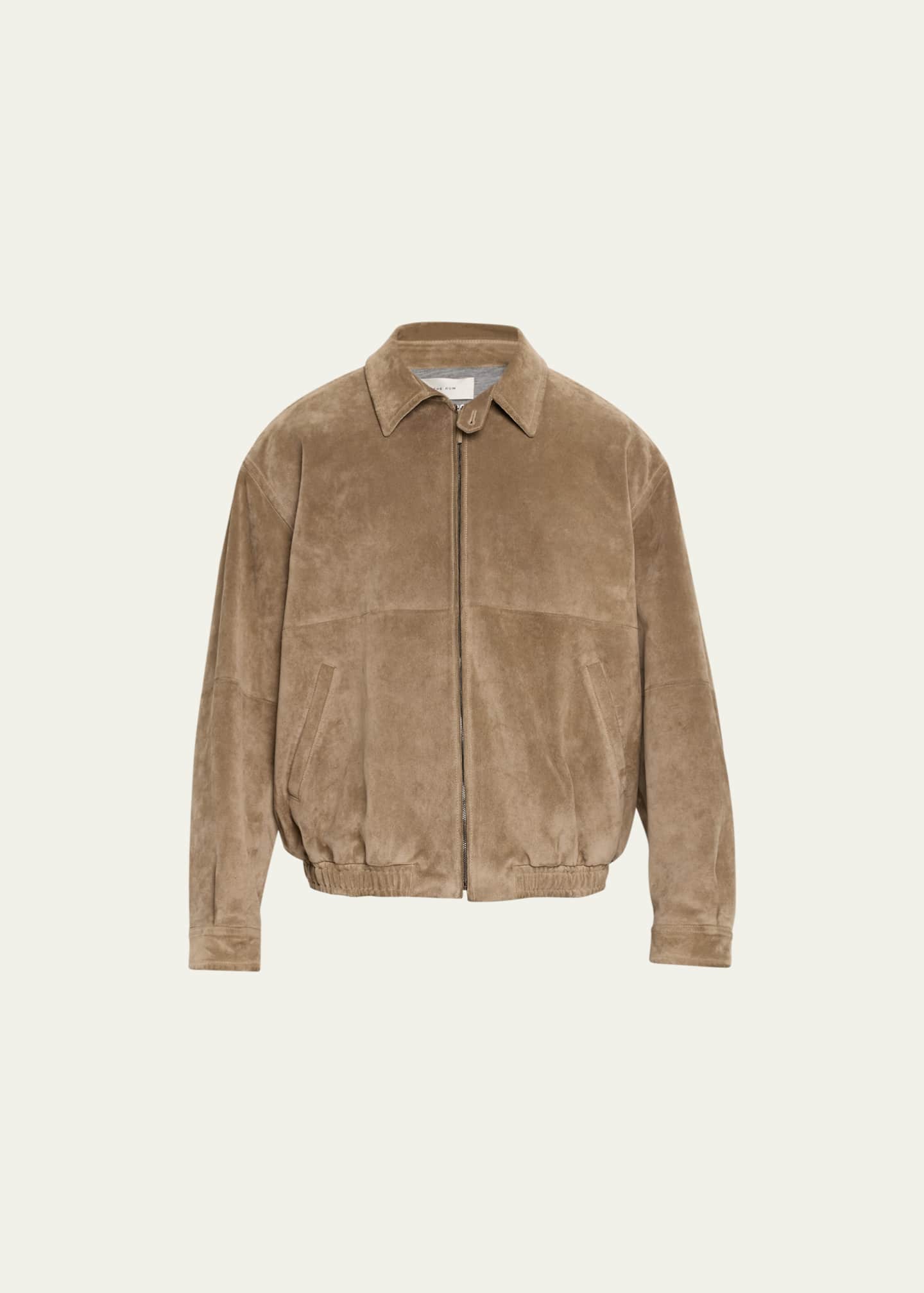THE ROW Men's Ronan Suede Blouson Jacket - Bergdorf Goodman