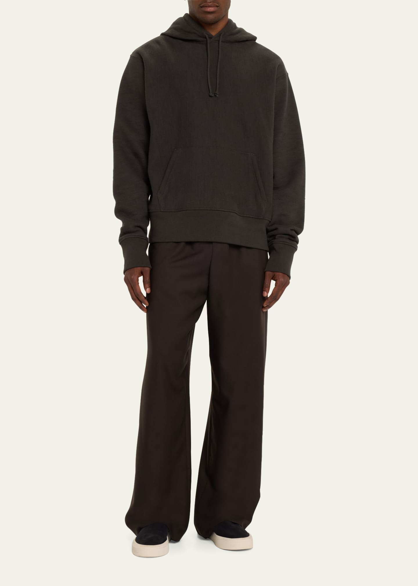THE ROW Men's Naoki Faded Cotton Hoodie - Bergdorf Goodman