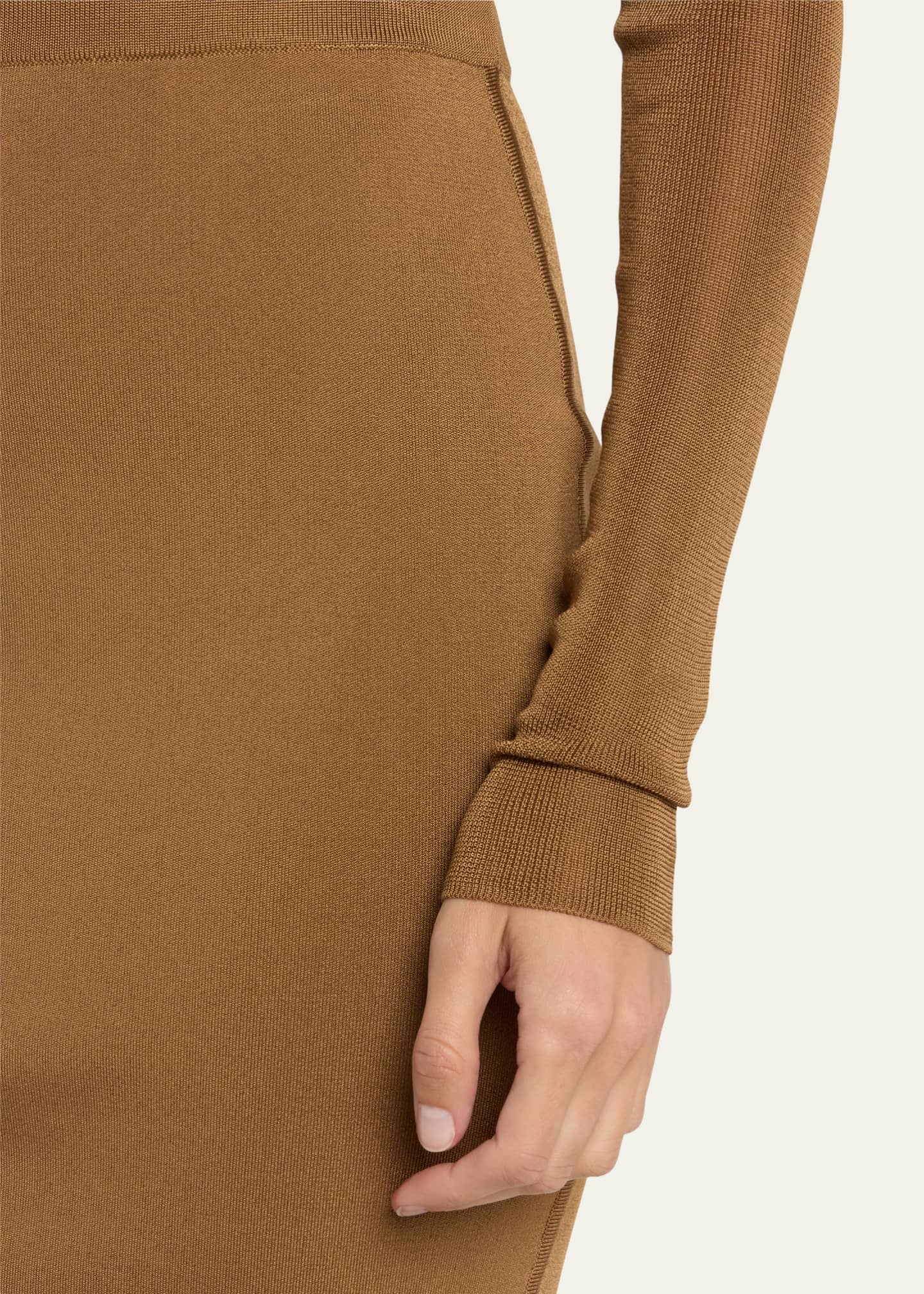 Saint Laurent Pencil Midi Skirt - Bergdorf Goodman