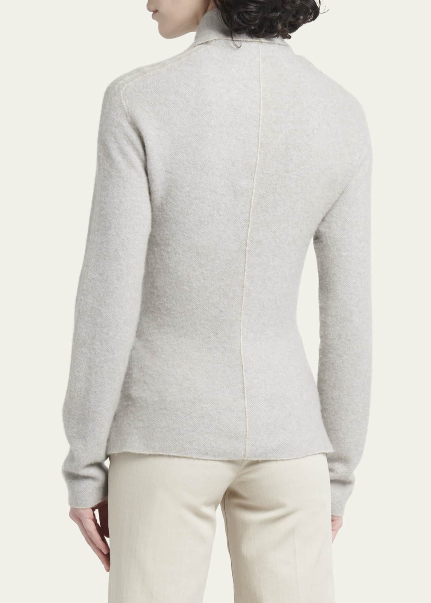 Giorgio Armani Asymmetrical Cashmere-Silk Knit Jacket - Bergdorf Goodman