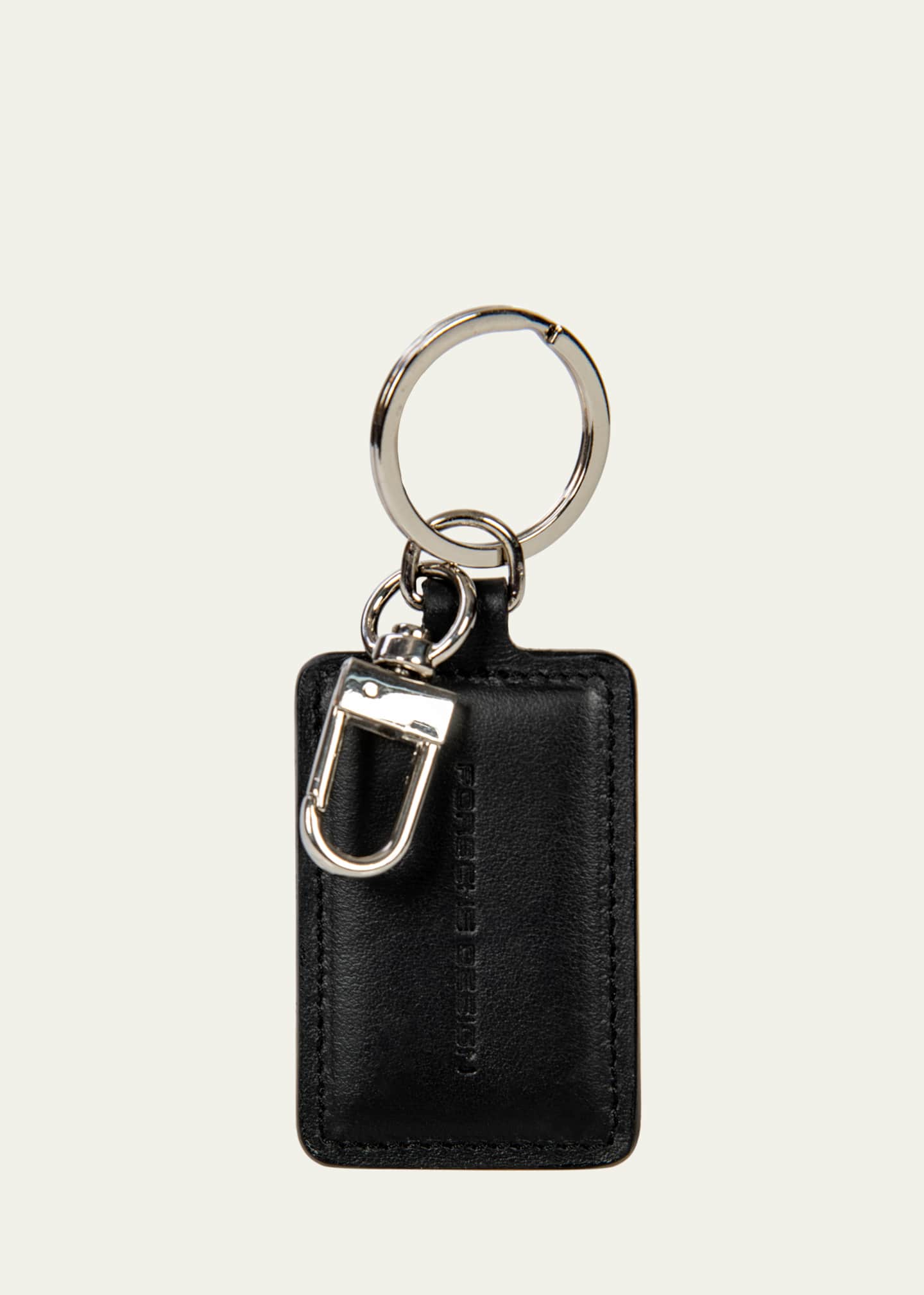 Porsche Design Men's PD Leather Square Keyring - Bergdorf Goodman