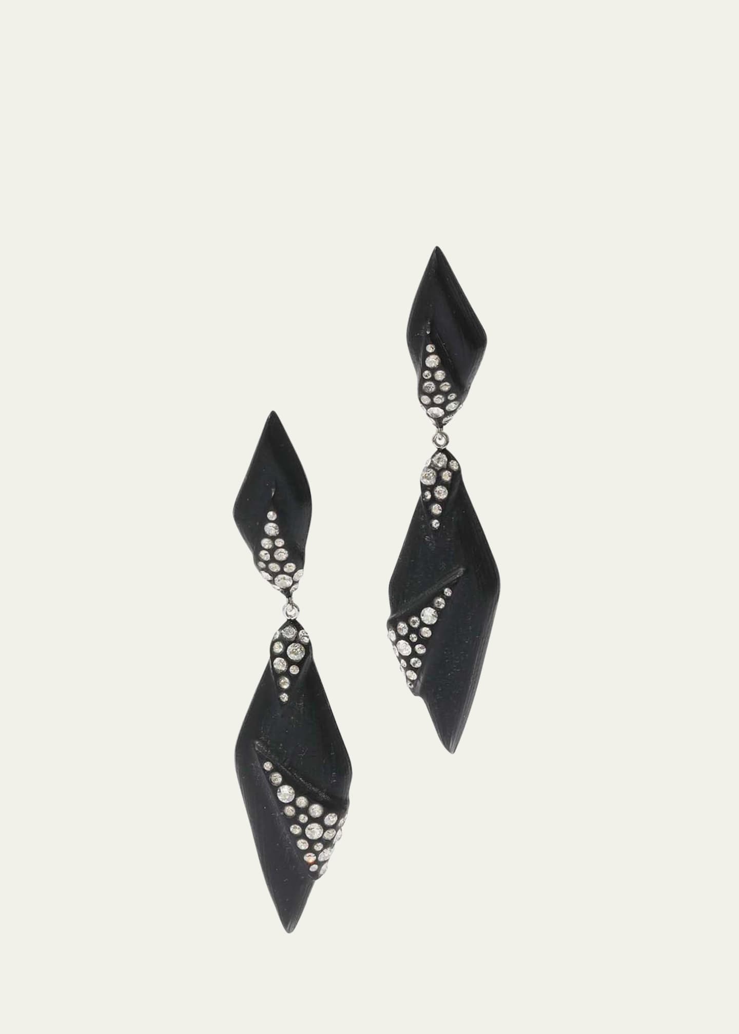 Alexis Bittar Punk Deco Lucite Crystal Drop Earrings - Bergdorf Goodman