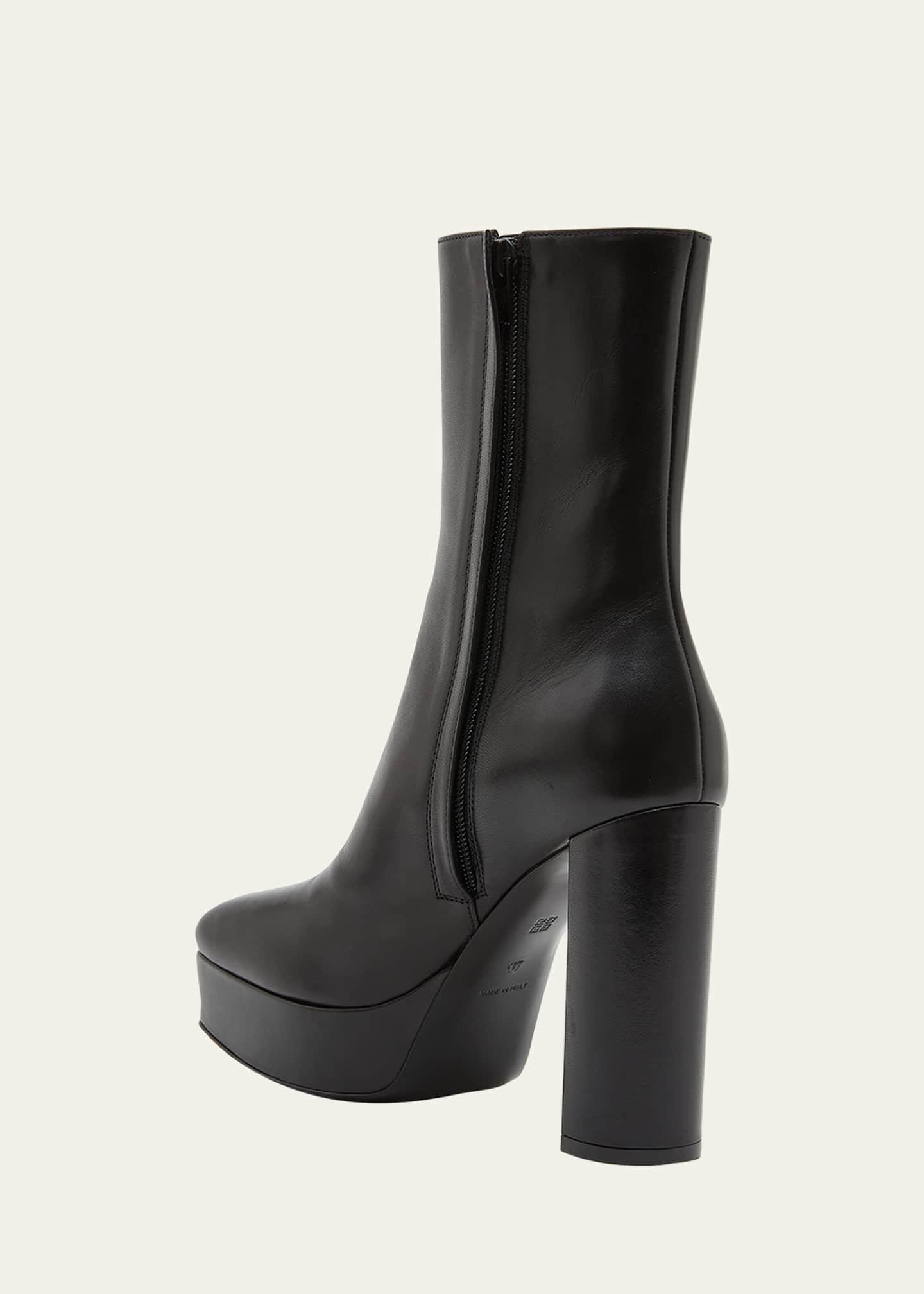 Givenchy G Lock Platform Ankle Boots - Bergdorf Goodman