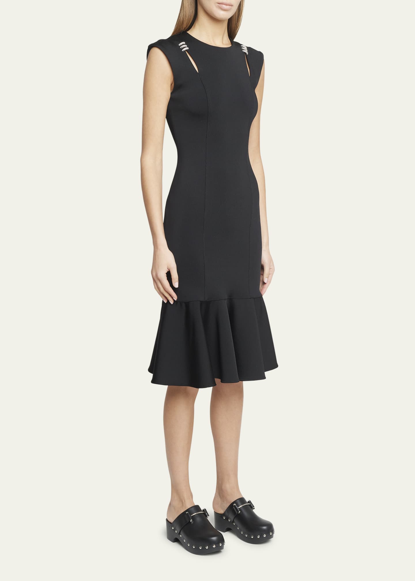 Givenchy G Metal-Bar Leather Clogs - Bergdorf Goodman