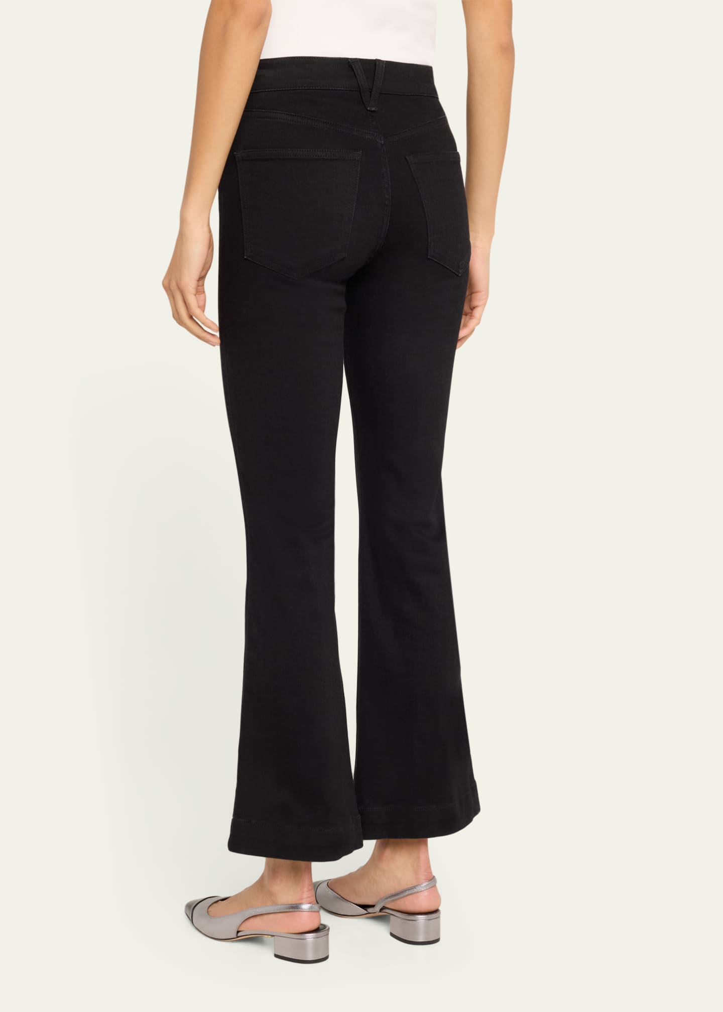 Veronica Beard Carson High Rise Ankle Flare Jeans - Bergdorf Goodman