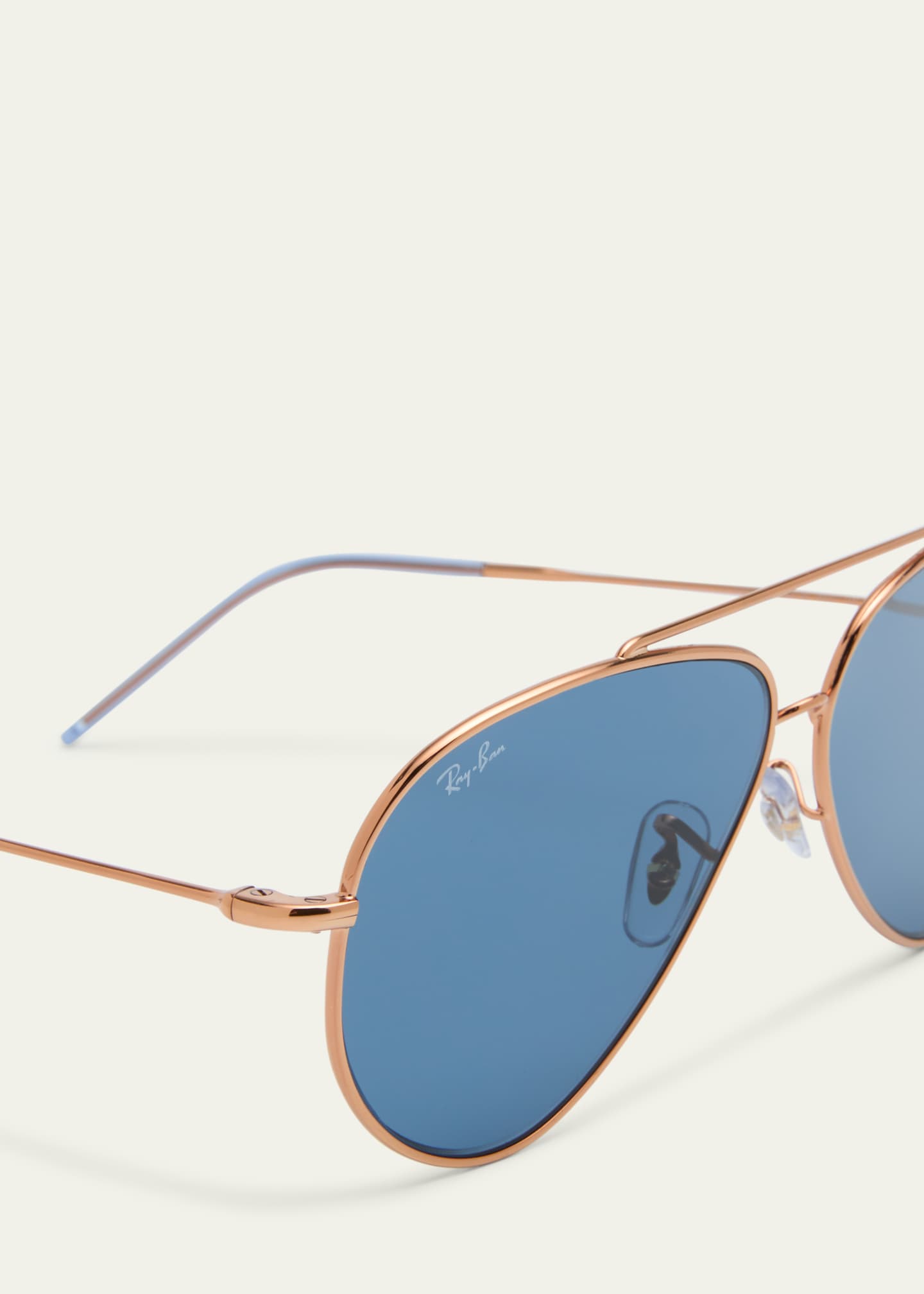 Ray-Ban Golden Metal & Plastic Aviator Sunglasses - Bergdorf Goodman