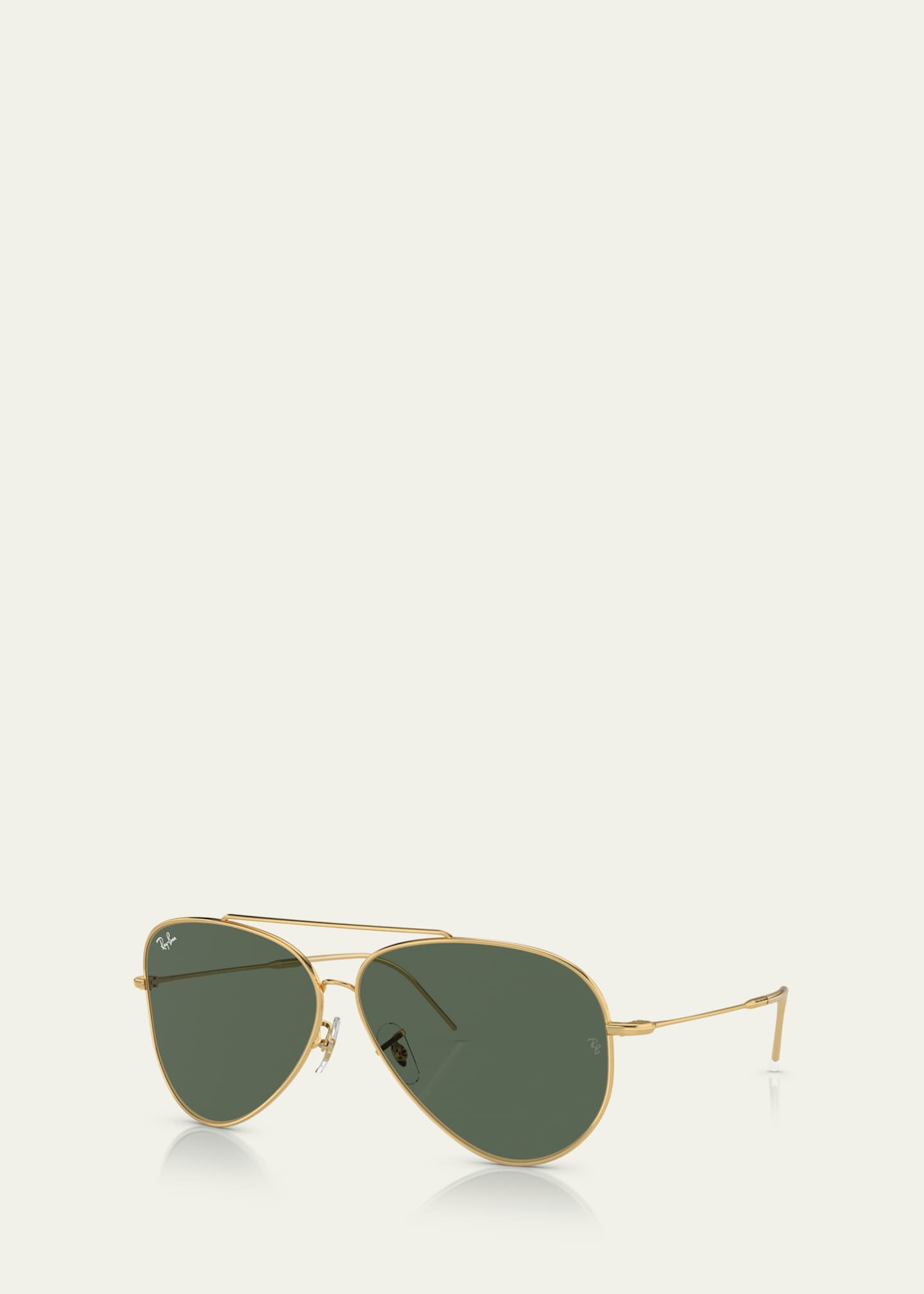 Ray-Ban Golden Metal & Plastic Aviator Sunglasses - Bergdorf Goodman