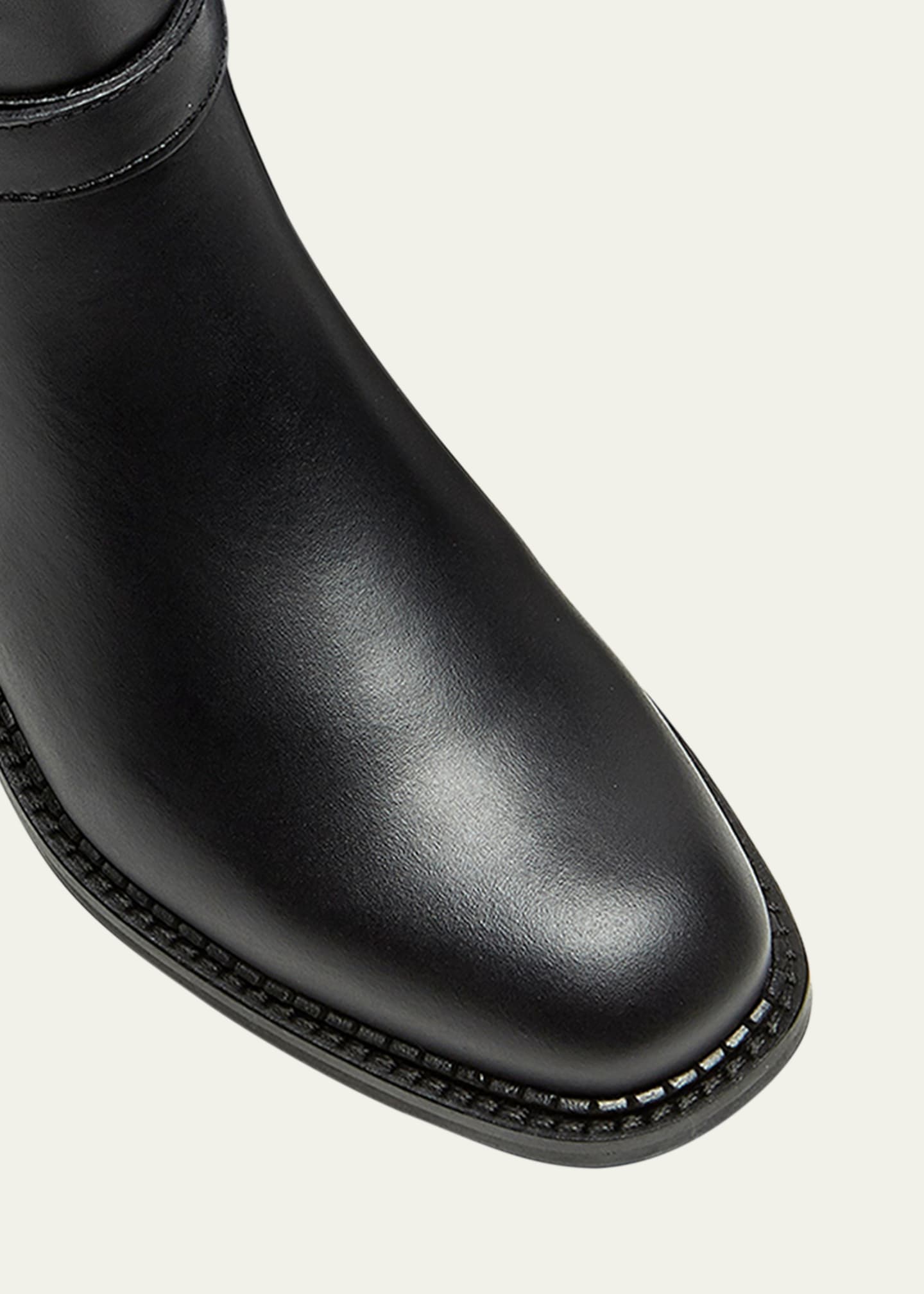 La Canadienne Sarah Leather Buckle Ankle Boots - Bergdorf Goodman