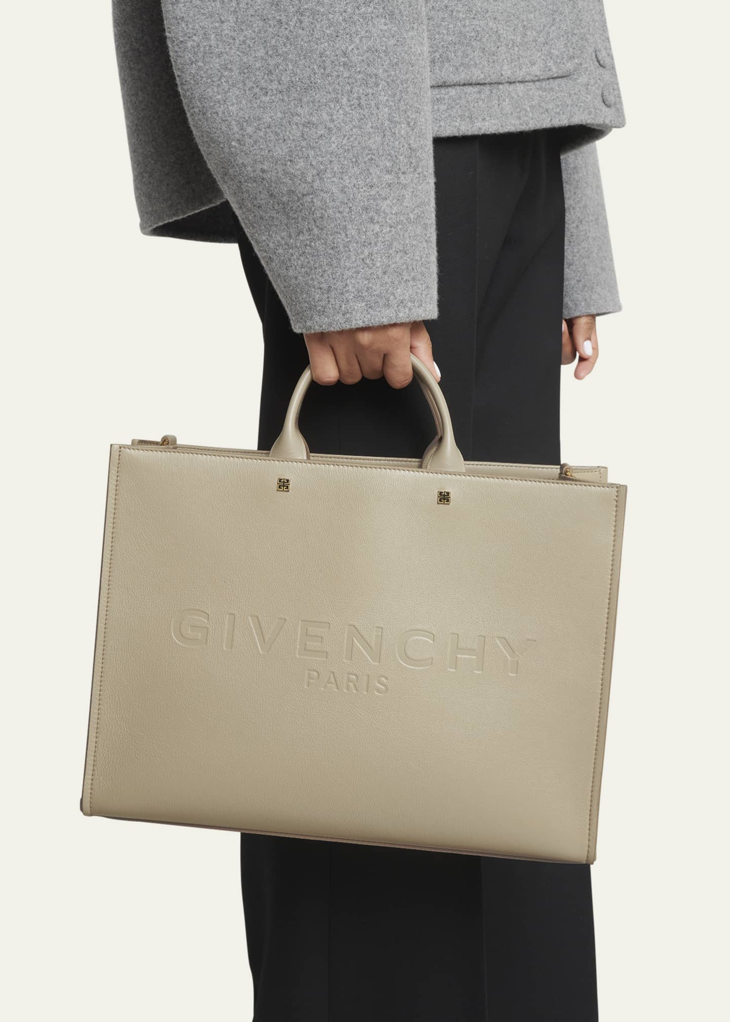 Givenchy Mini G Tote Bag in Leather - Bergdorf Goodman