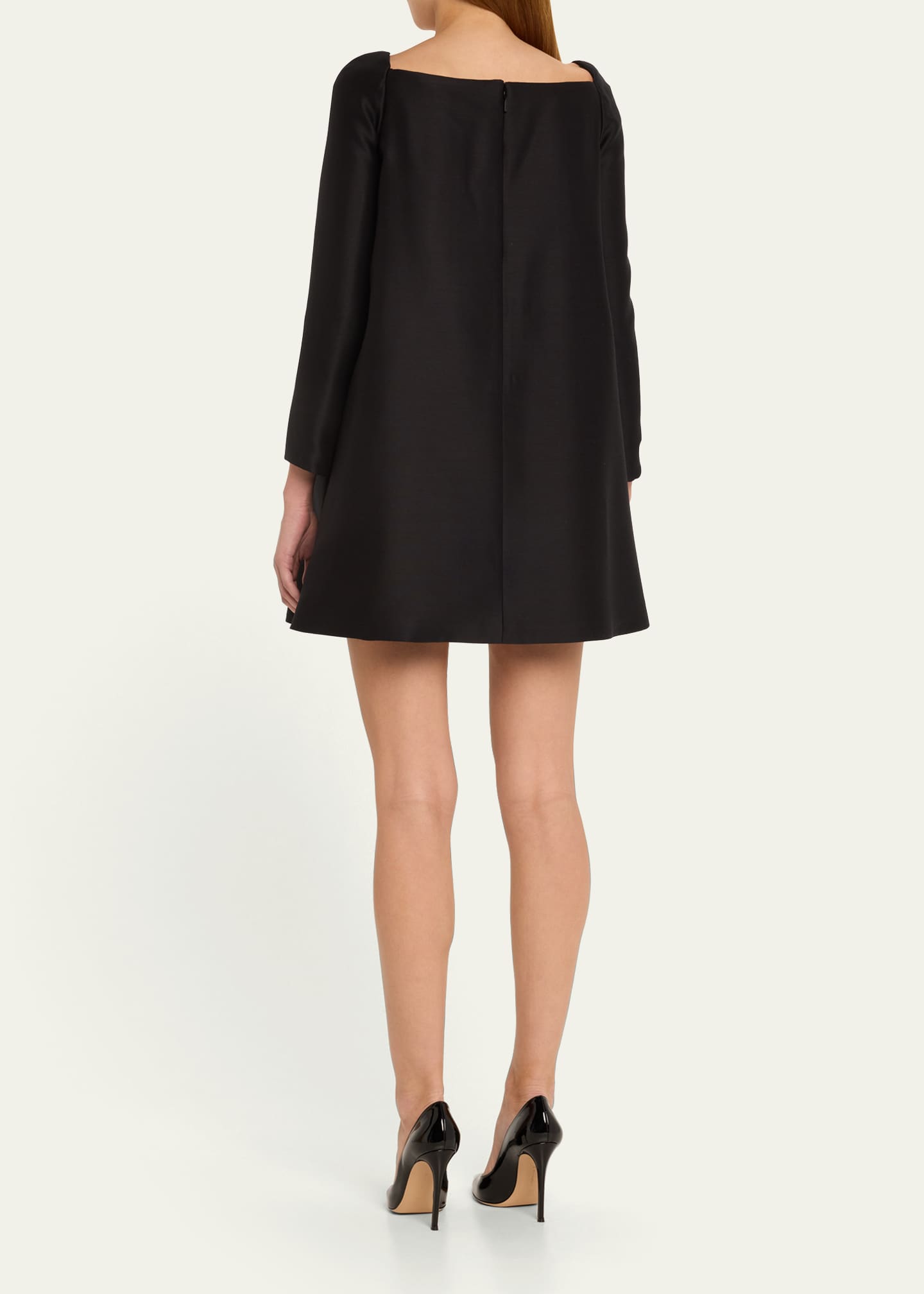 Versace Medusa 95 Box Pleat Mini Dress - Bergdorf Goodman