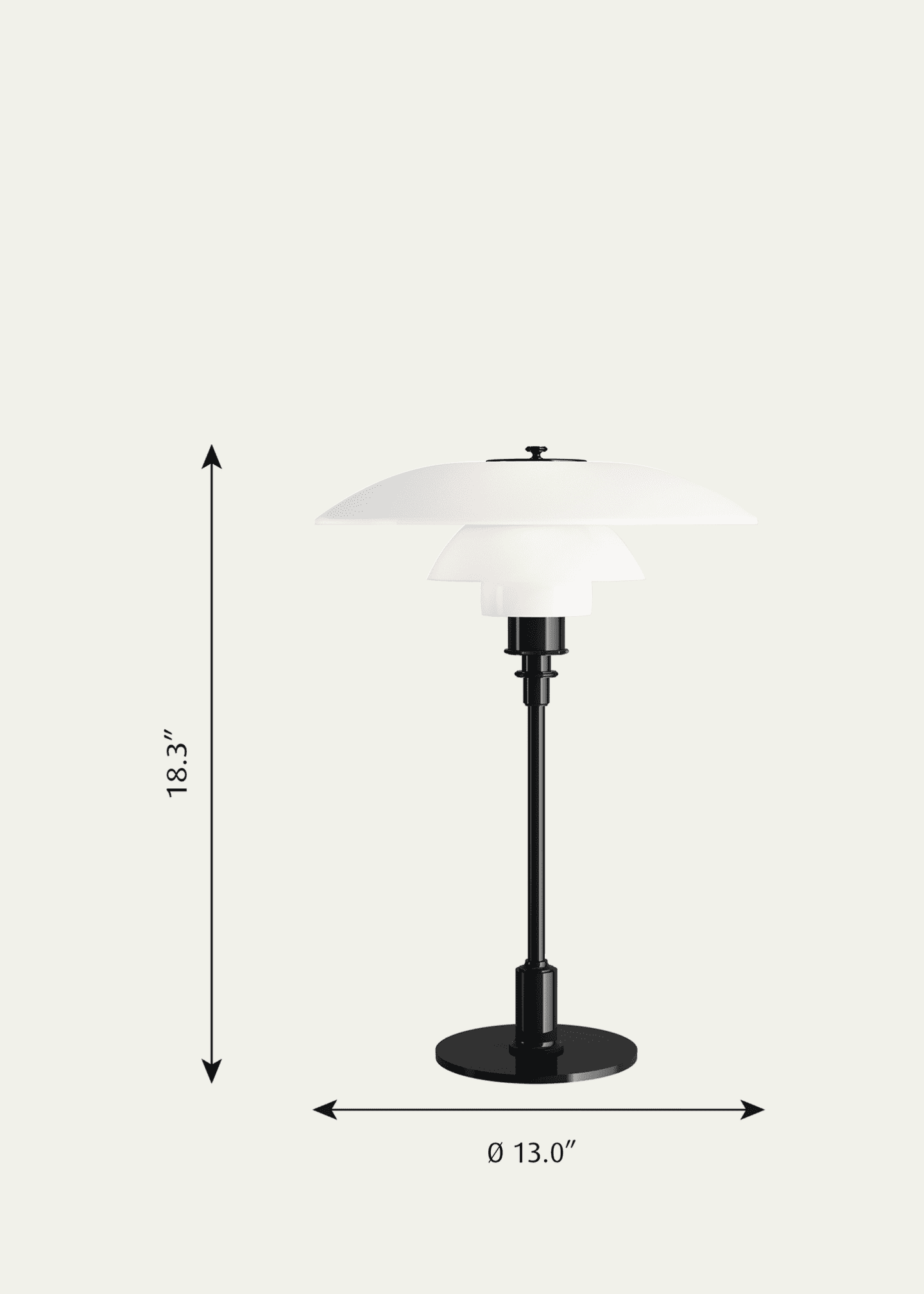 Louis Poulsen PH 3/2 Table Lamp, 18" - Bergdorf Goodman