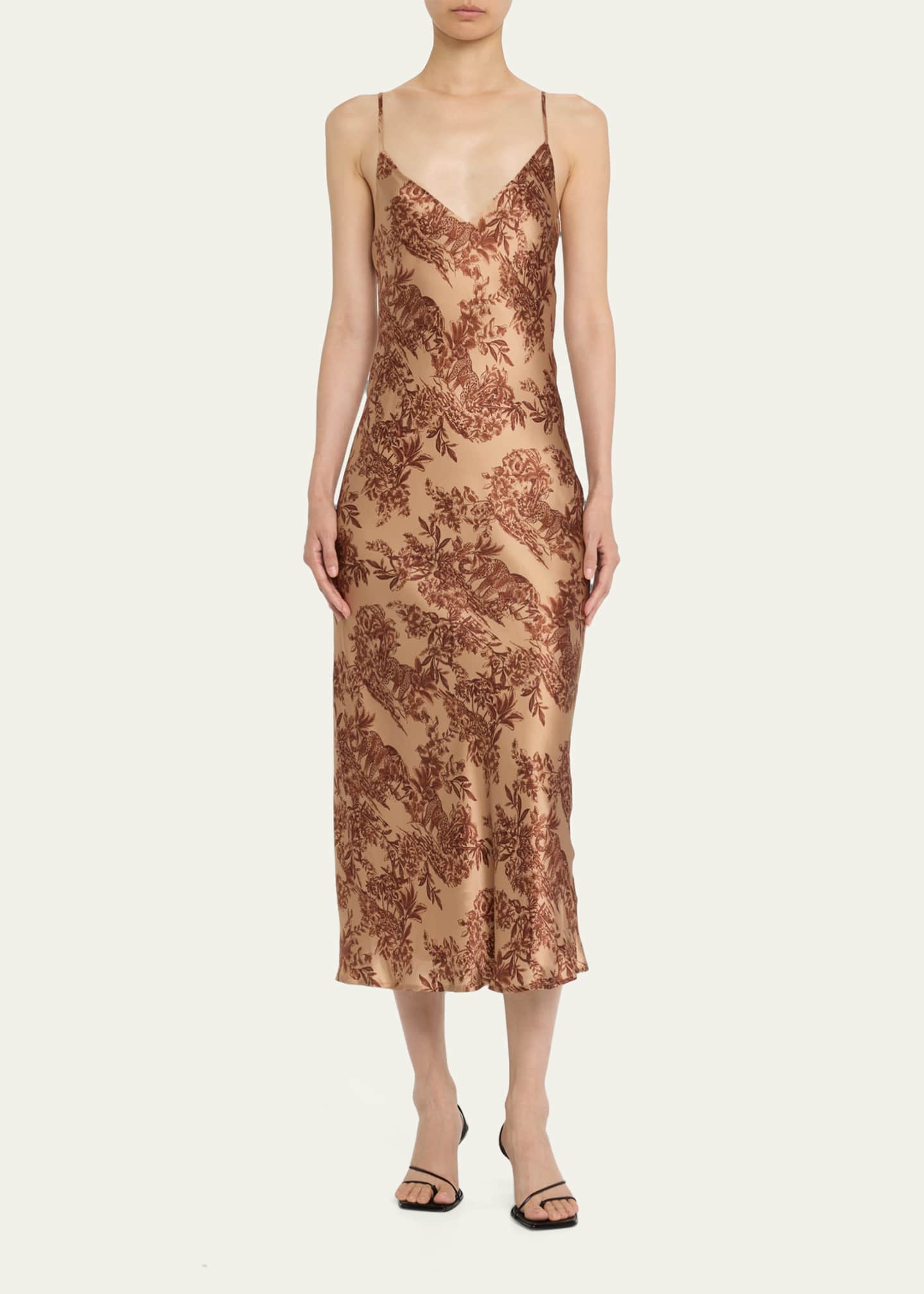 Lagence Seridie Bias Cut Silk Slip Dress Bergdorf Goodman