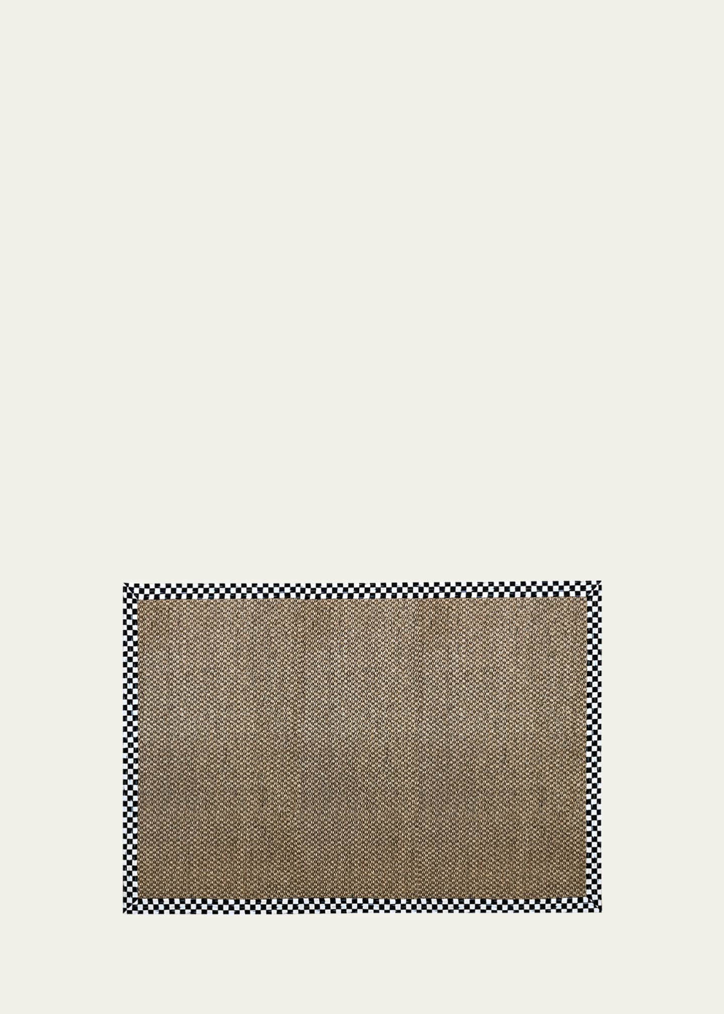 MacKenzie-Childs Chunky Sisal Rug Courtly Check, 6' x 9' - Bergdorf Goodman