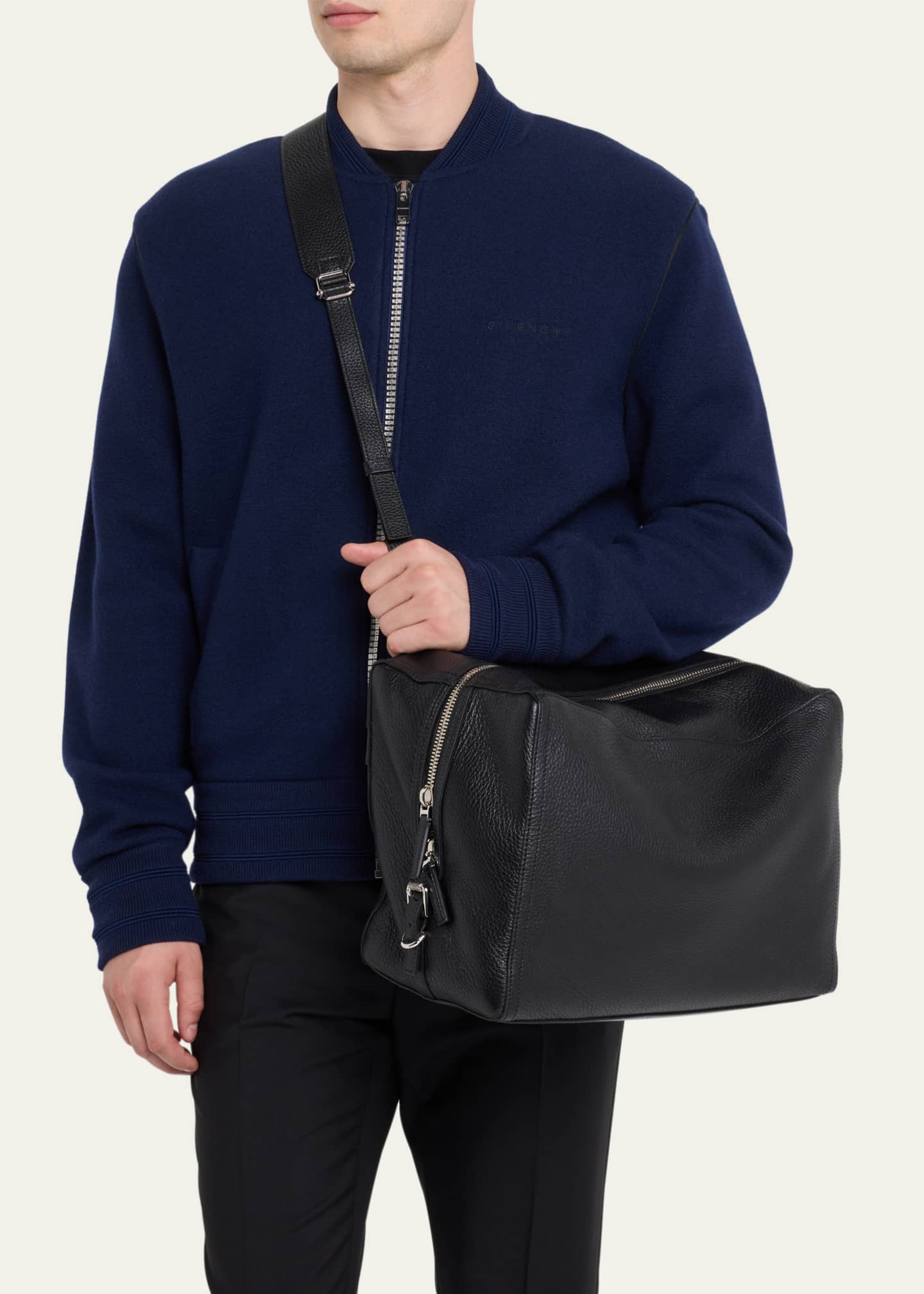 Givenchy Men's Pandora Medium Leather Crossbody Bag - Bergdorf Goodman