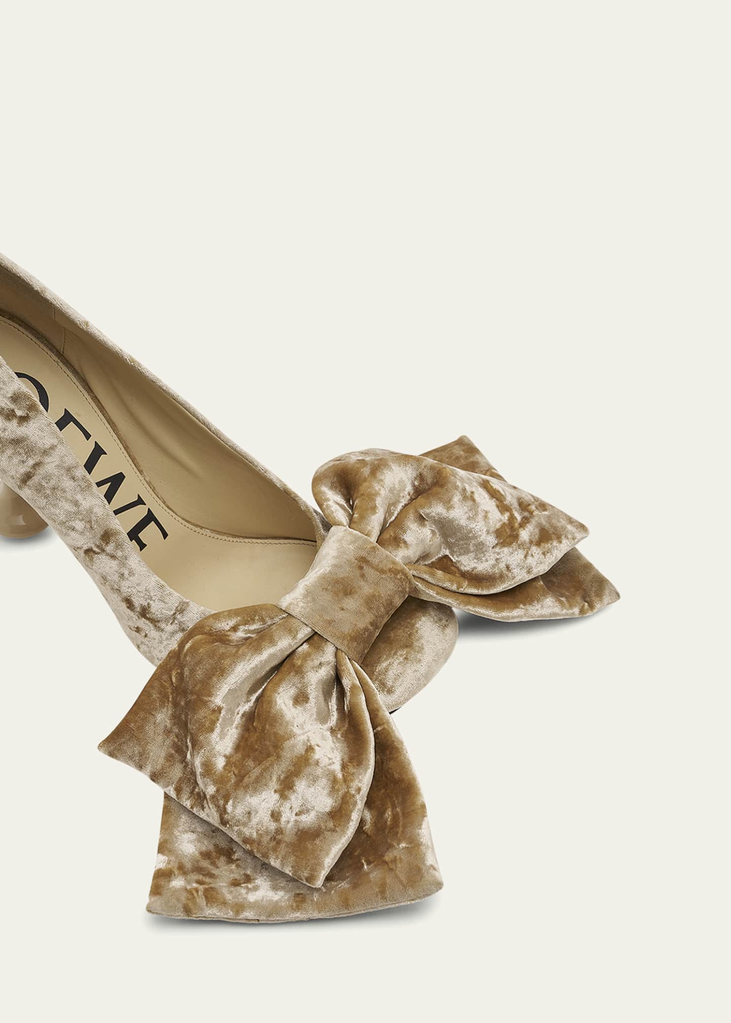 Loewe Toy Bow d'Orsay Pumps - Bergdorf Goodman