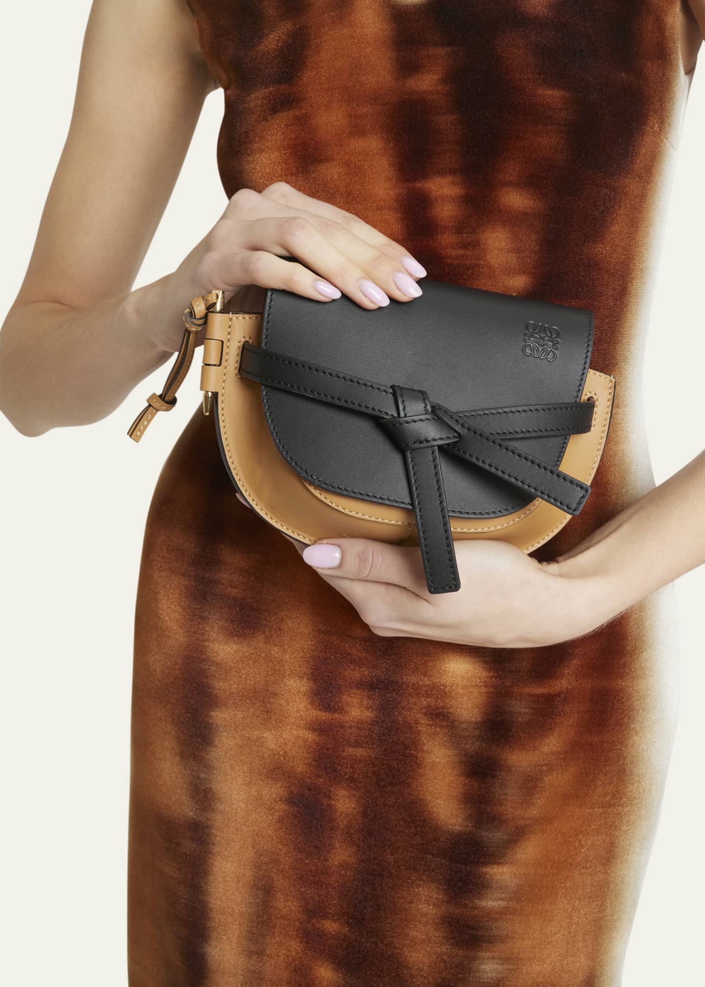 Loewe Gate Mini Bicolor Crossbody Bag - Bergdorf Goodman