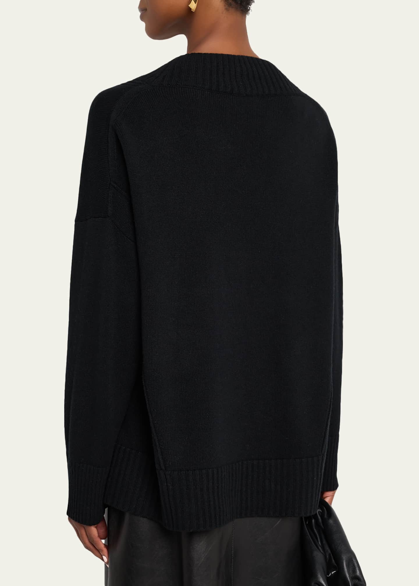 Lafayette 148 New York Cashmere Deep V-Neck Sweater - Bergdorf Goodman