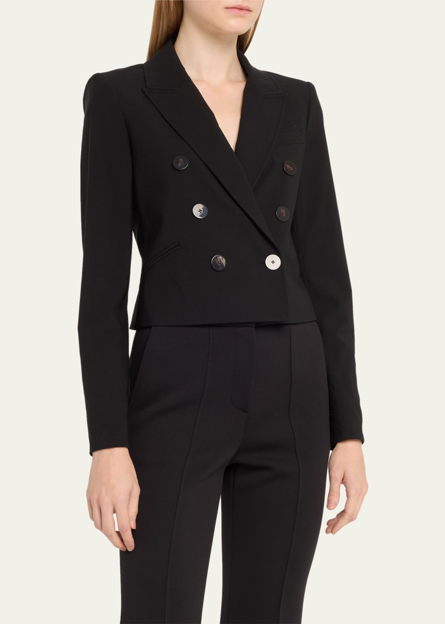 Veronica Beard Nevis Cropped Tailored Jacket - Bergdorf Goodman