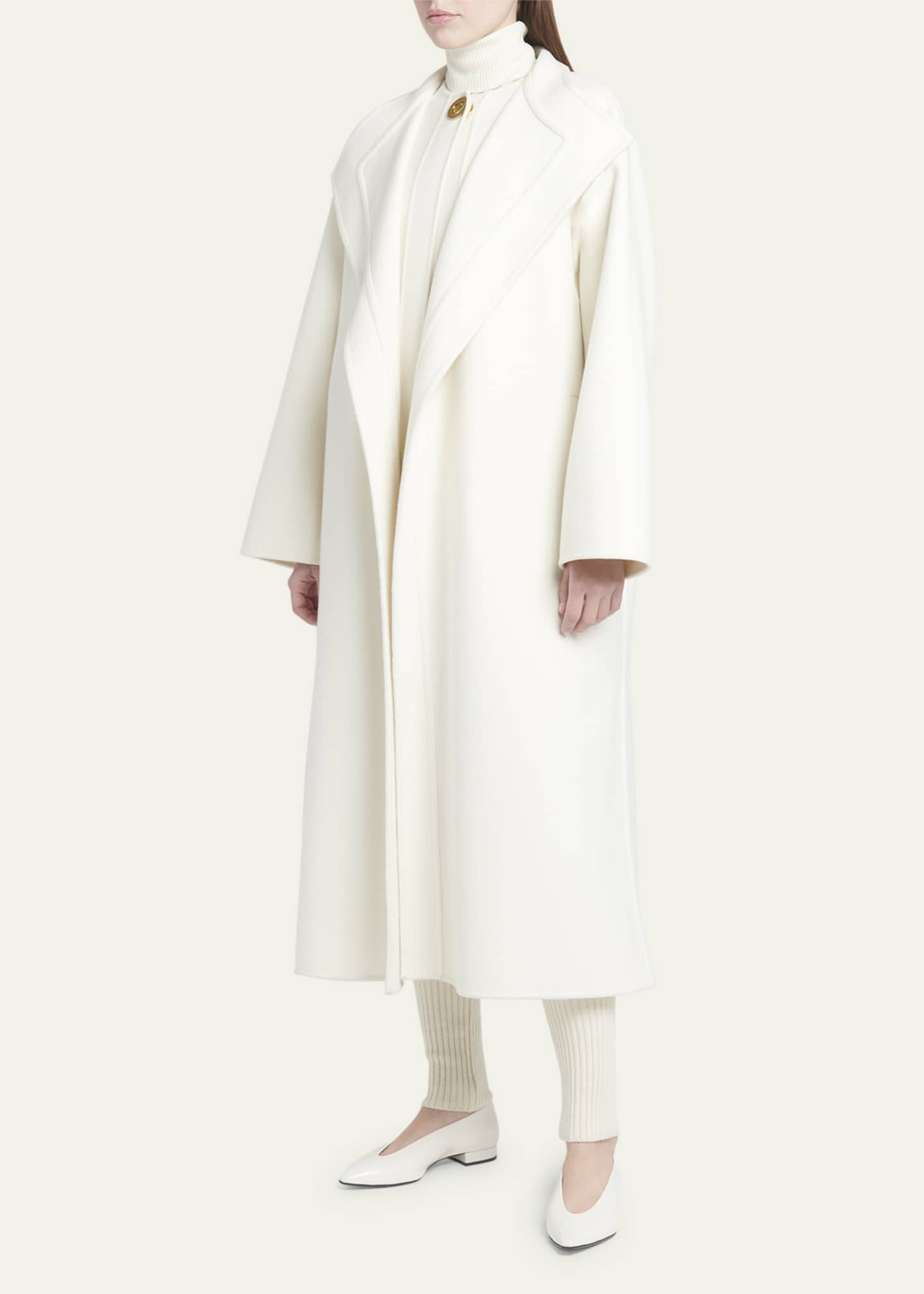 Loro Piana Gerry Baby Cashmere Belted Top Coat - Bergdorf Goodman