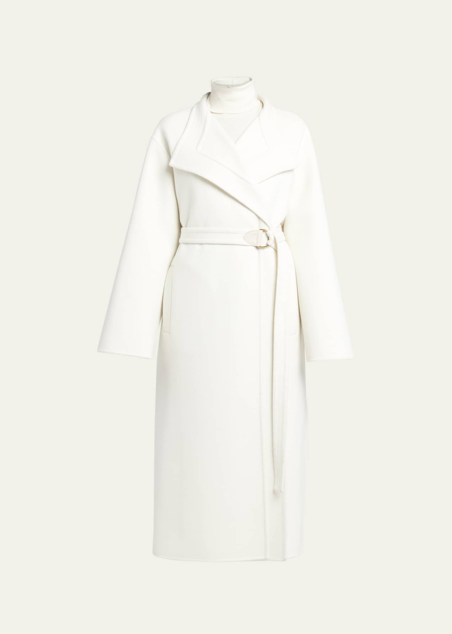 Loro Piana Gerry Baby Cashmere Belted Top Coat - Bergdorf Goodman