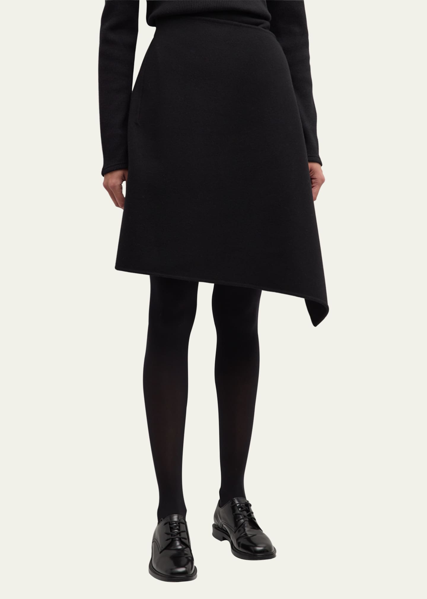 THE ROW Bartellina Cashmere Drape Skirt - Bergdorf Goodman