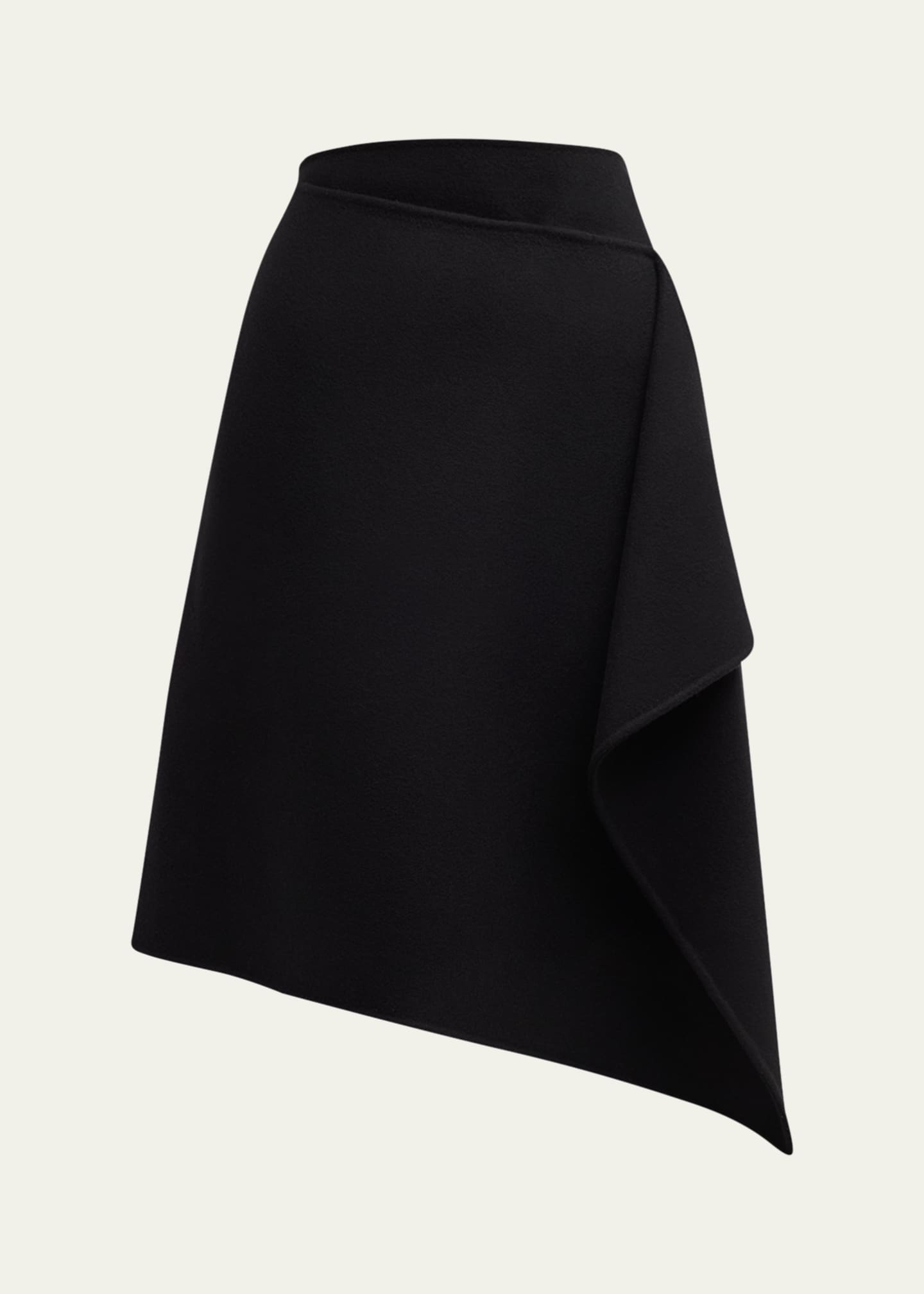 THE ROW Bartellina Cashmere Drape Skirt - Bergdorf Goodman
