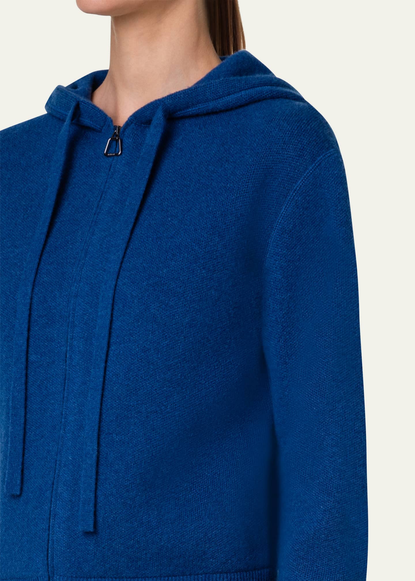 Akris Drawstring Cashmere Hooded Jacket - Bergdorf Goodman