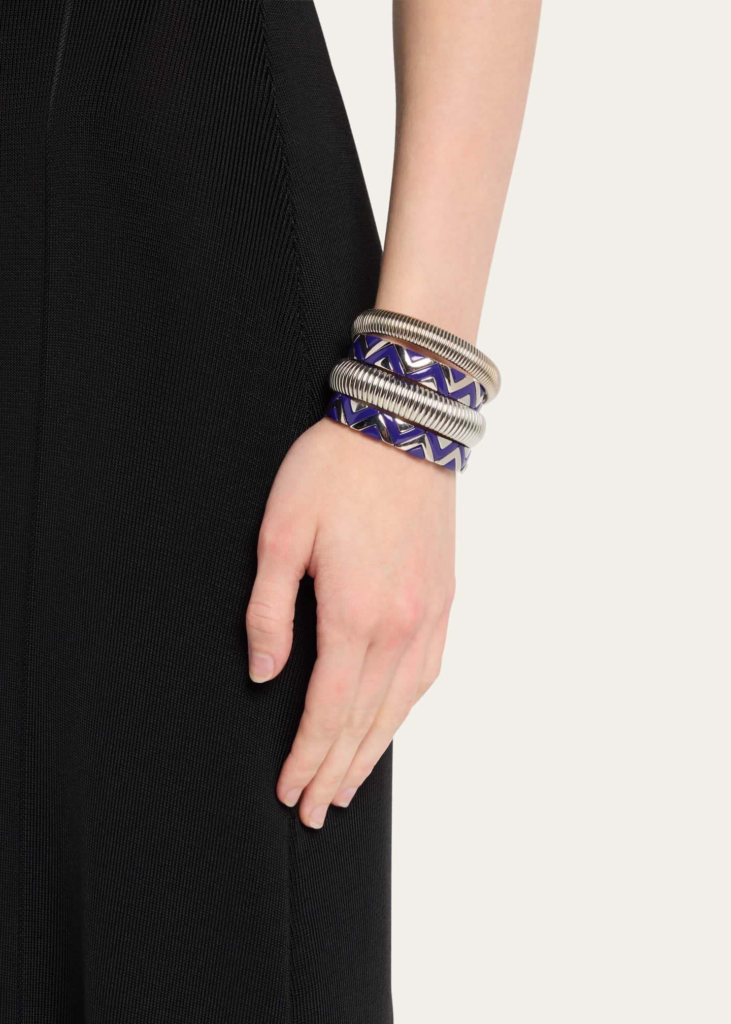 Ben-Amun The Santorini Stack Cobra Bracelets, Set of 4 - Bergdorf Goodman