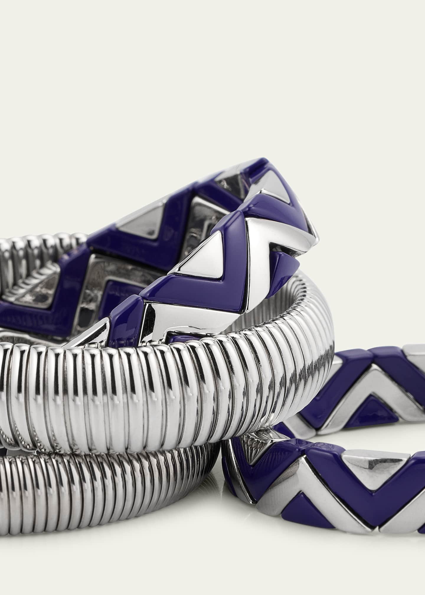 Ben-Amun The Santorini Stack Cobra Bracelets, Set of 4 - Bergdorf Goodman